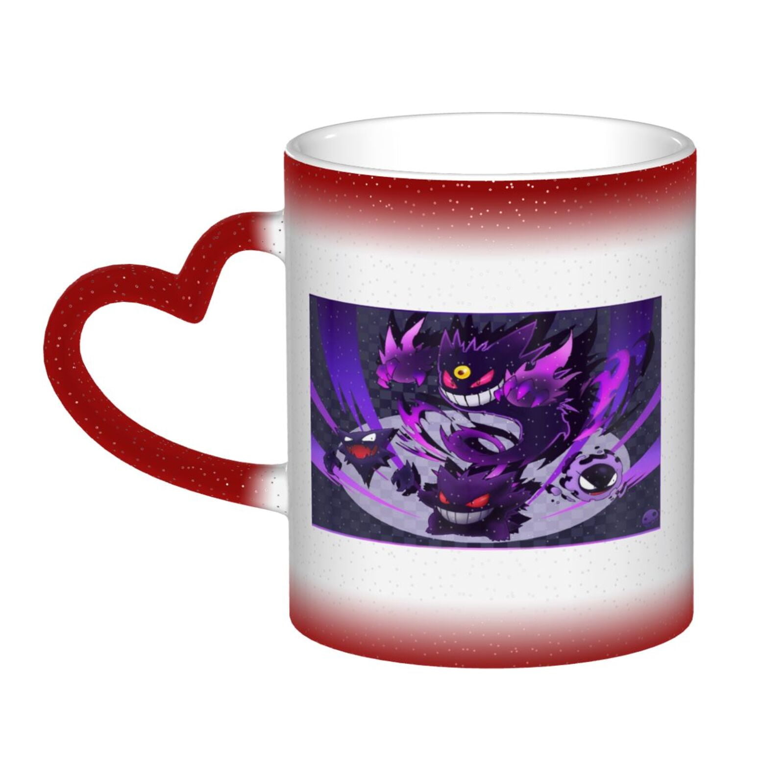 Gengar Anime Mug Color Changing Coffee Mug Ceramic Heat Sensitive ...