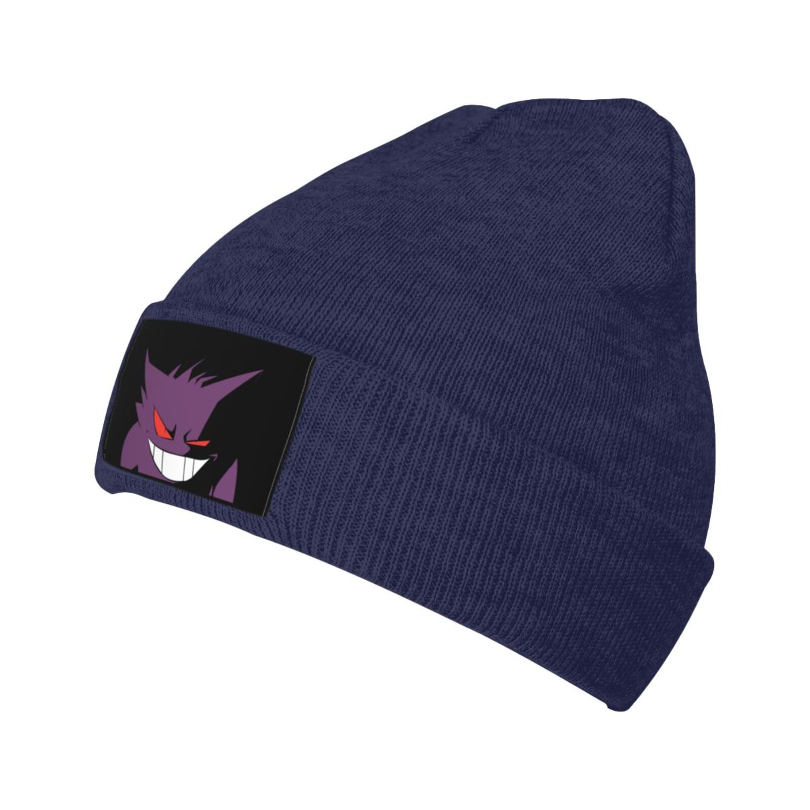Gengar Anime Stretchable Knitted Beanie Hat Unisex Hat Daily Winter ...