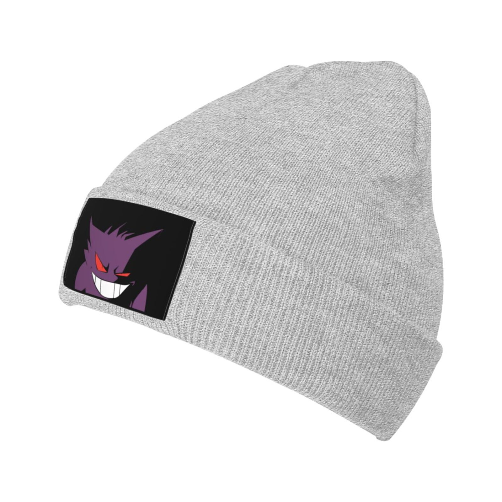 Gengar Anime Stretchable Knitted Beanie Hat Unisex Hat Daily Winter ...