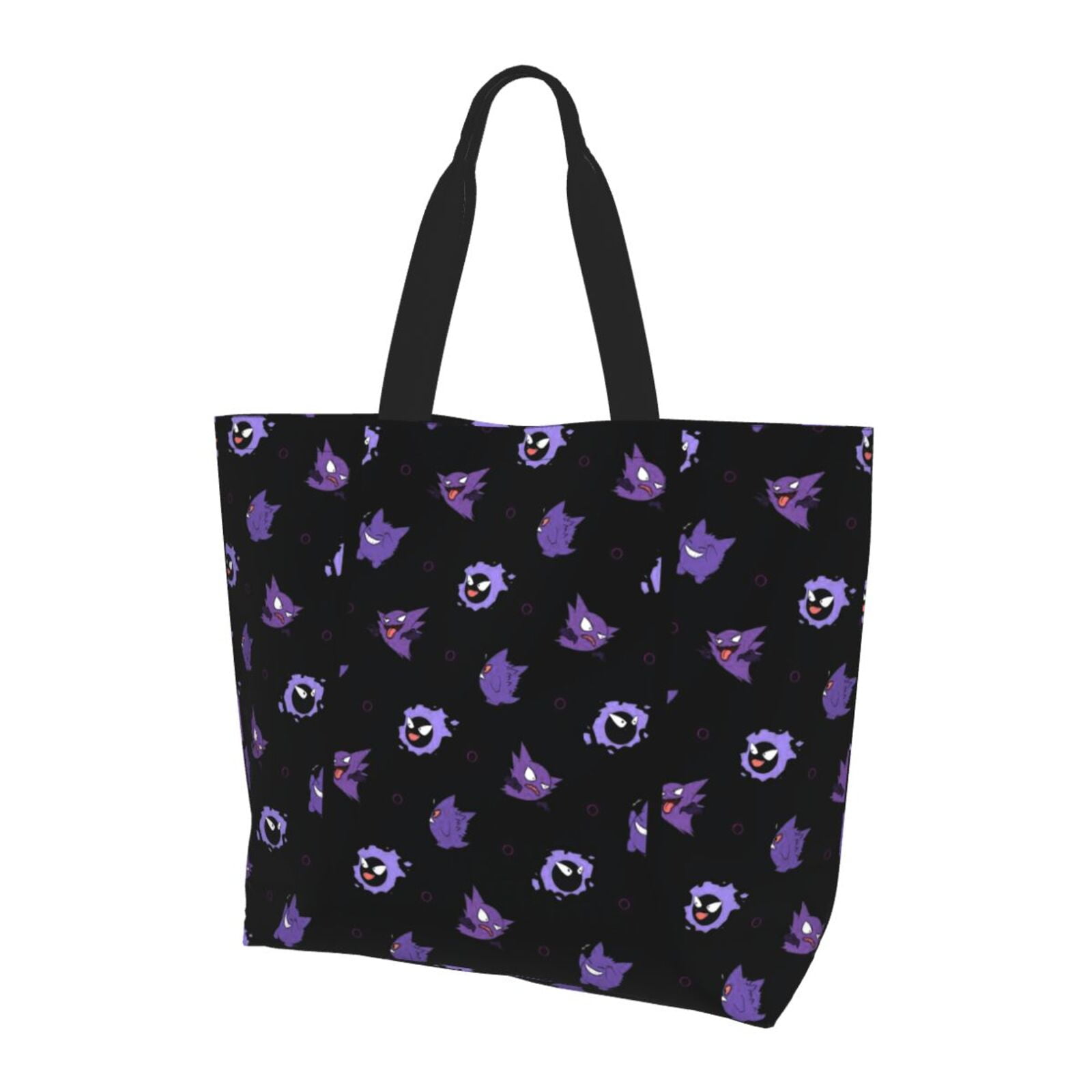 Gengar Anime Tote Bags Reusable Women Shoulder Bag Grocery Bag Travel ...