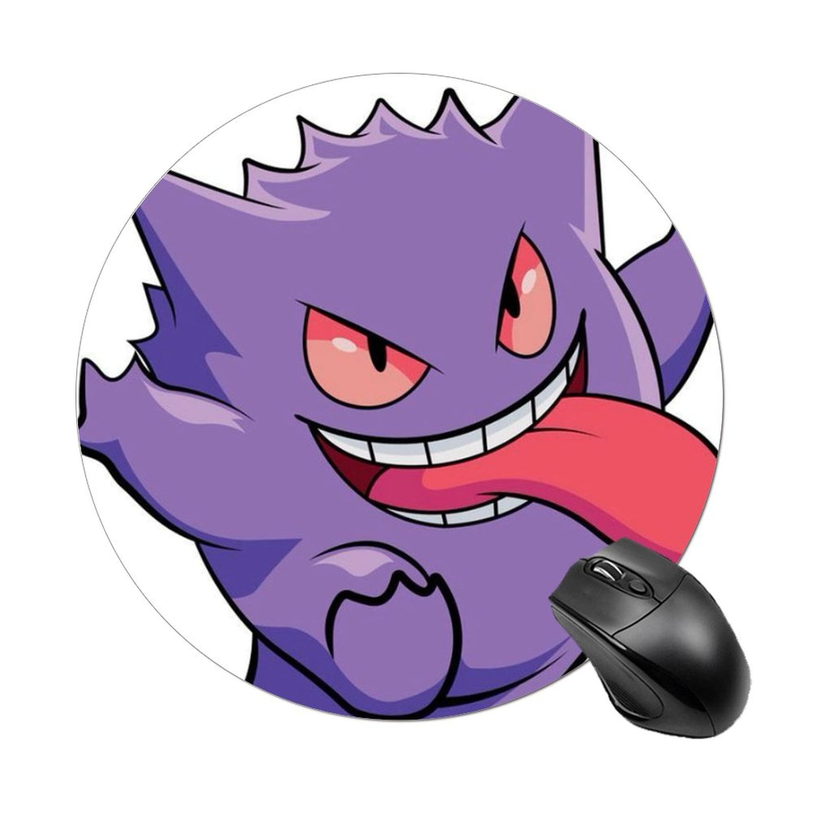 Gengar Anti-Slip Round Mouse Pad Portable Design for Home Work Office ...