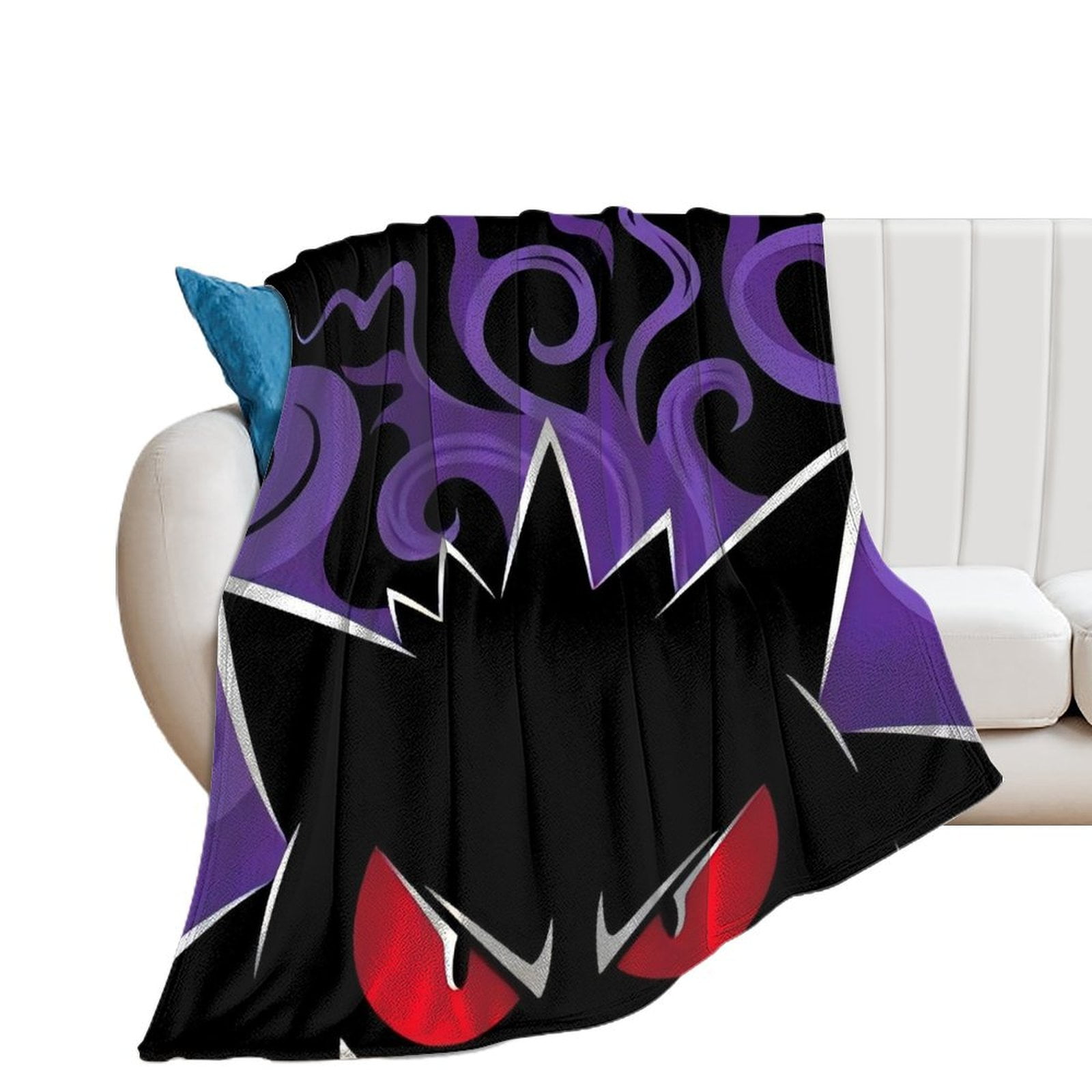 Gengar Cartoon Anime Soft Plush Blanket and Bed Blanket 50"*60"（130 ...