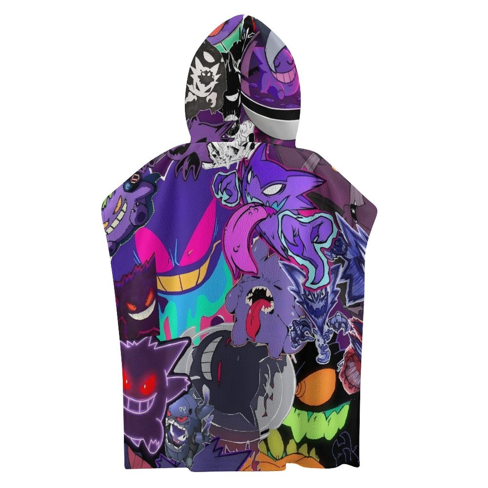 Gengar Kids Bath Hooded Towel Wrap Suitable for bathroom and beach ...