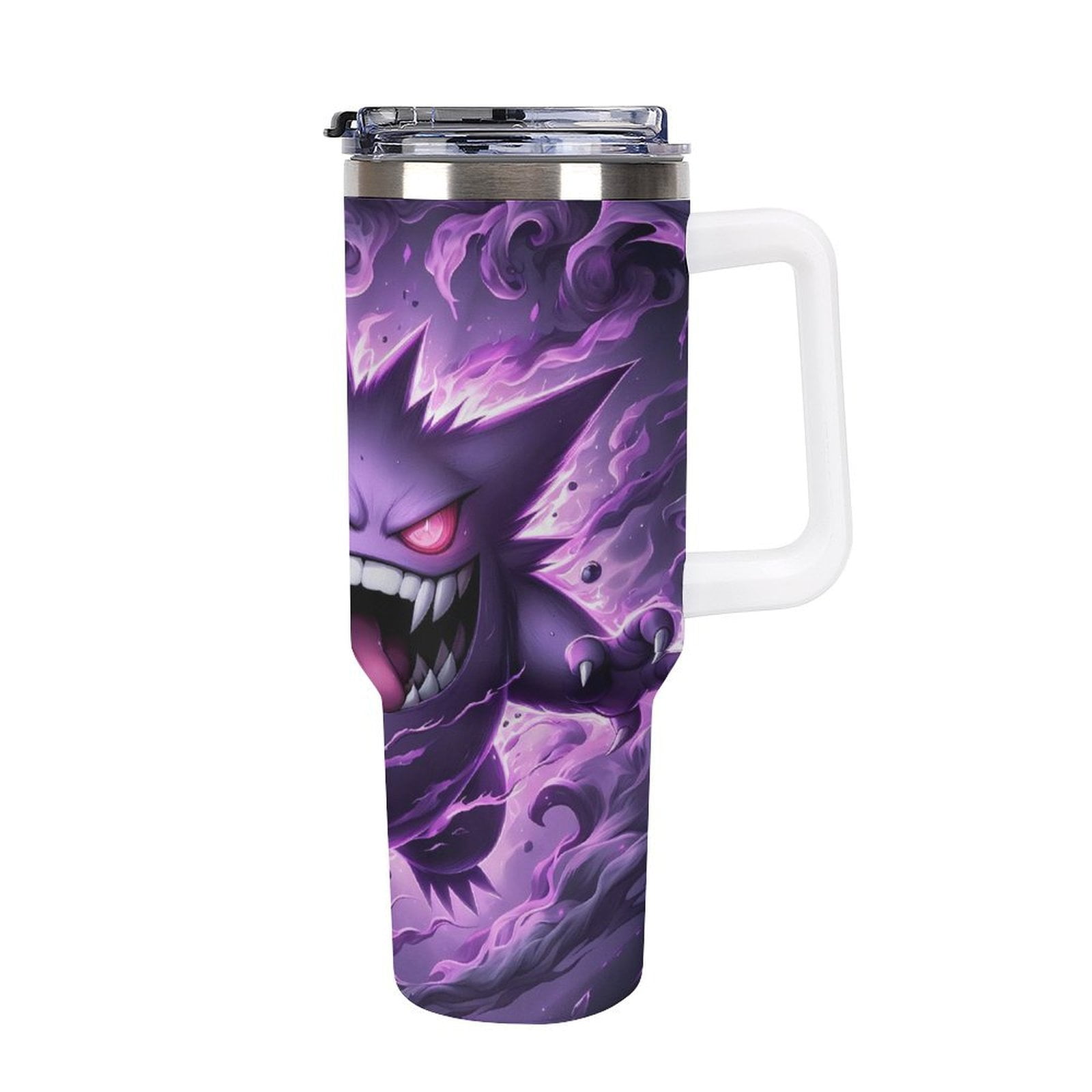 Gengar Large Capacity Car Cup, 40oz Stainless Steel Travel Mug With ...