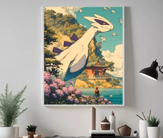Gengar, Lugia Pokemon, Bundle, Anime Poster NO FRAMED POSTER Home Decor ...