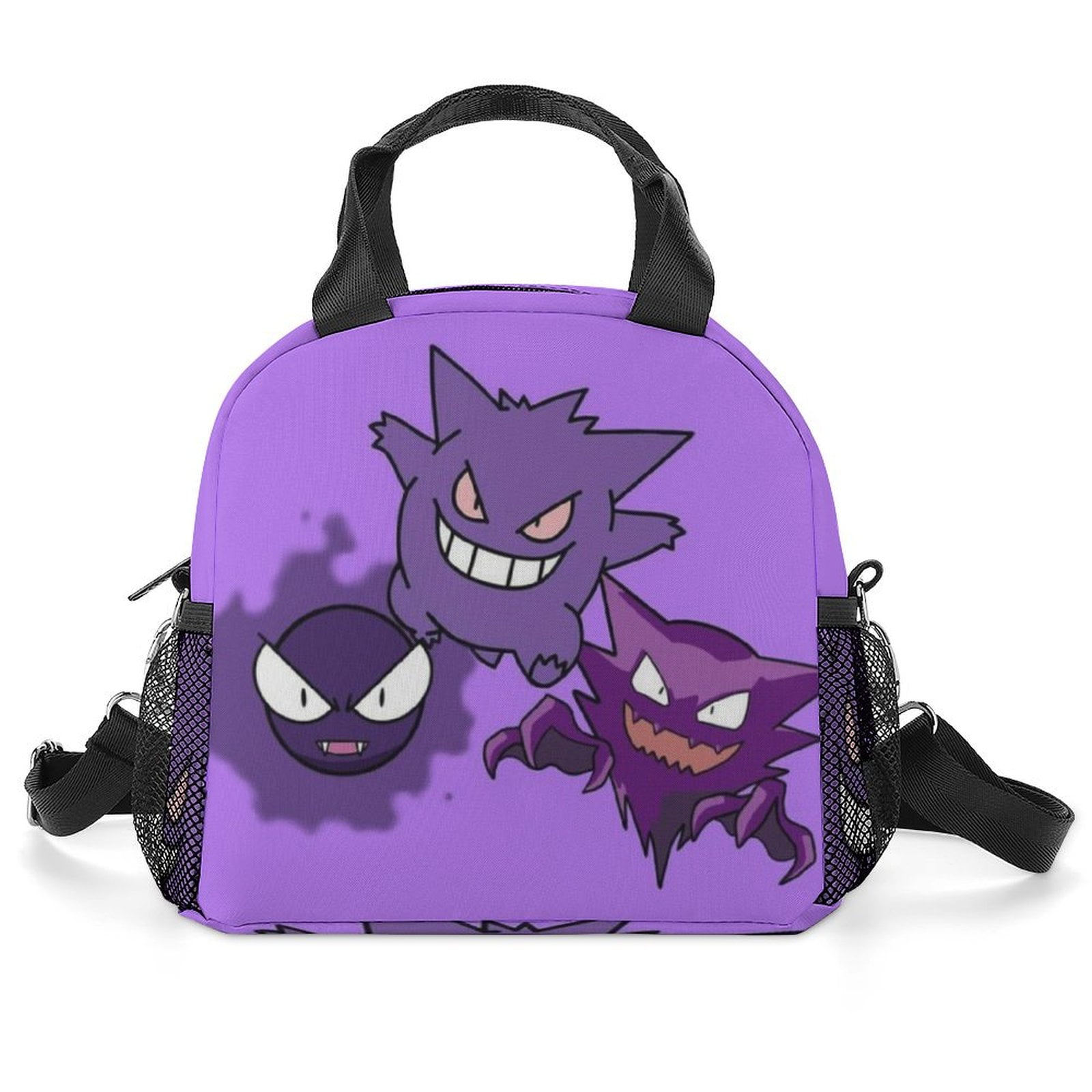 Gengar Lunch Bag Insulated Crossbody Anime for Work Picnic Travel Gift ...