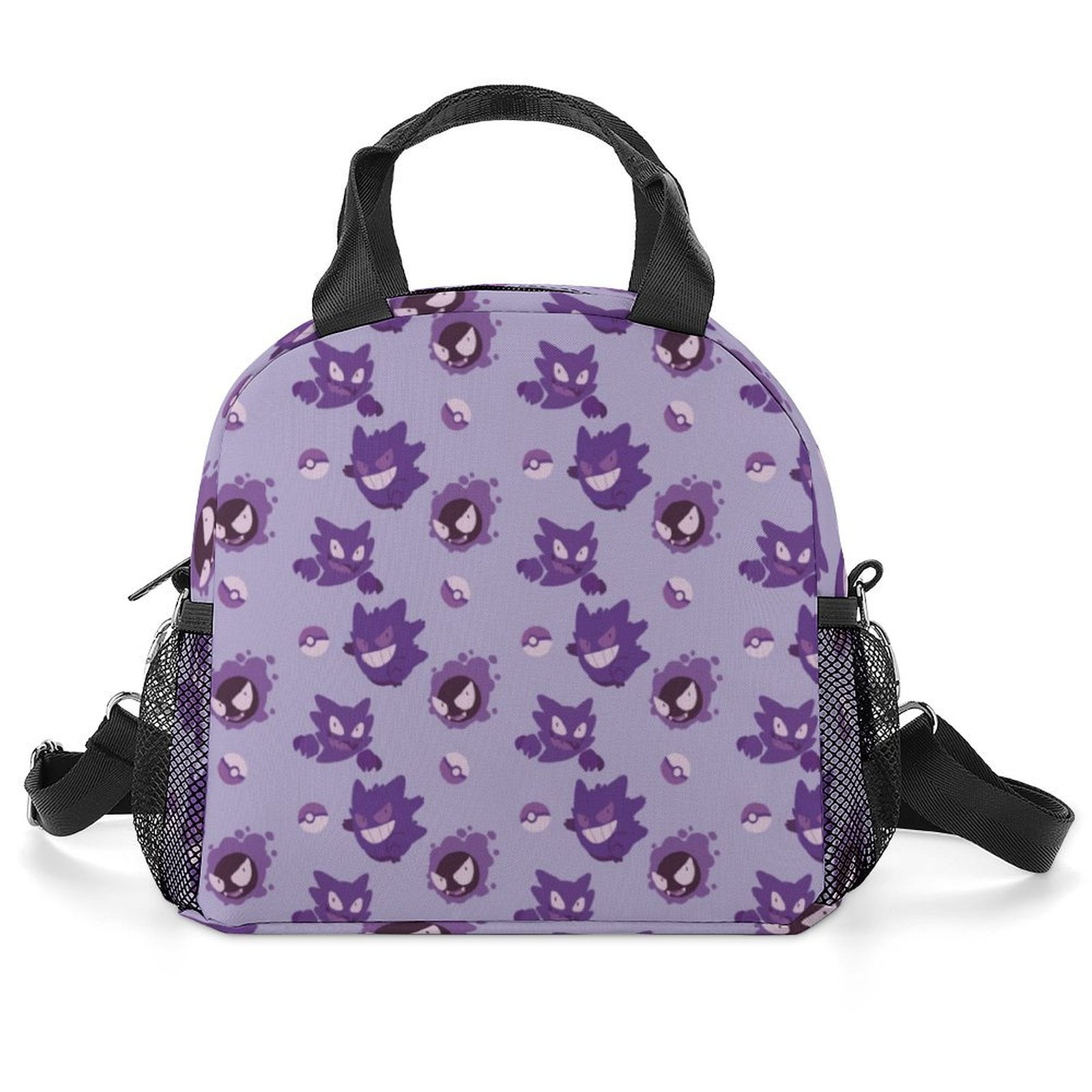 Gengar Lunch Bag Insulated Crossbody Anime for Work Picnic Travel Gift ...