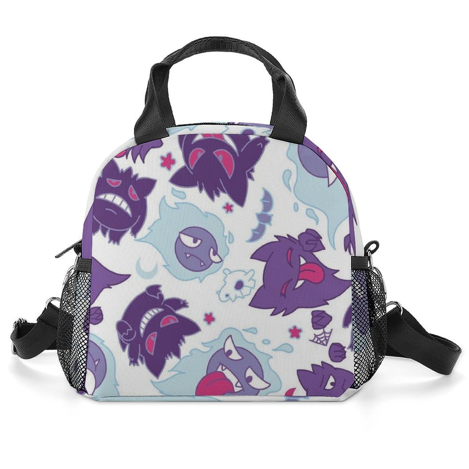 Gengar Lunch Bag Insulated Crossbody Anime for Work Picnic Travel Gift ...