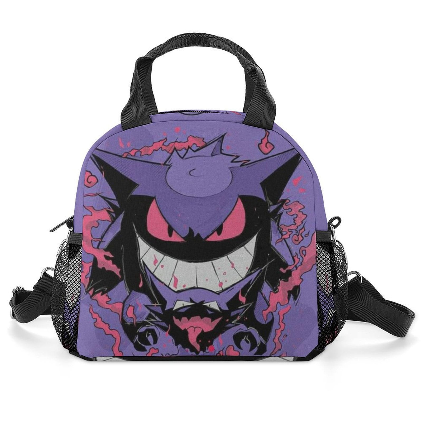 Gengar Lunch Bag Insulated Crossbody Anime for Work Picnic Travel Gift ...