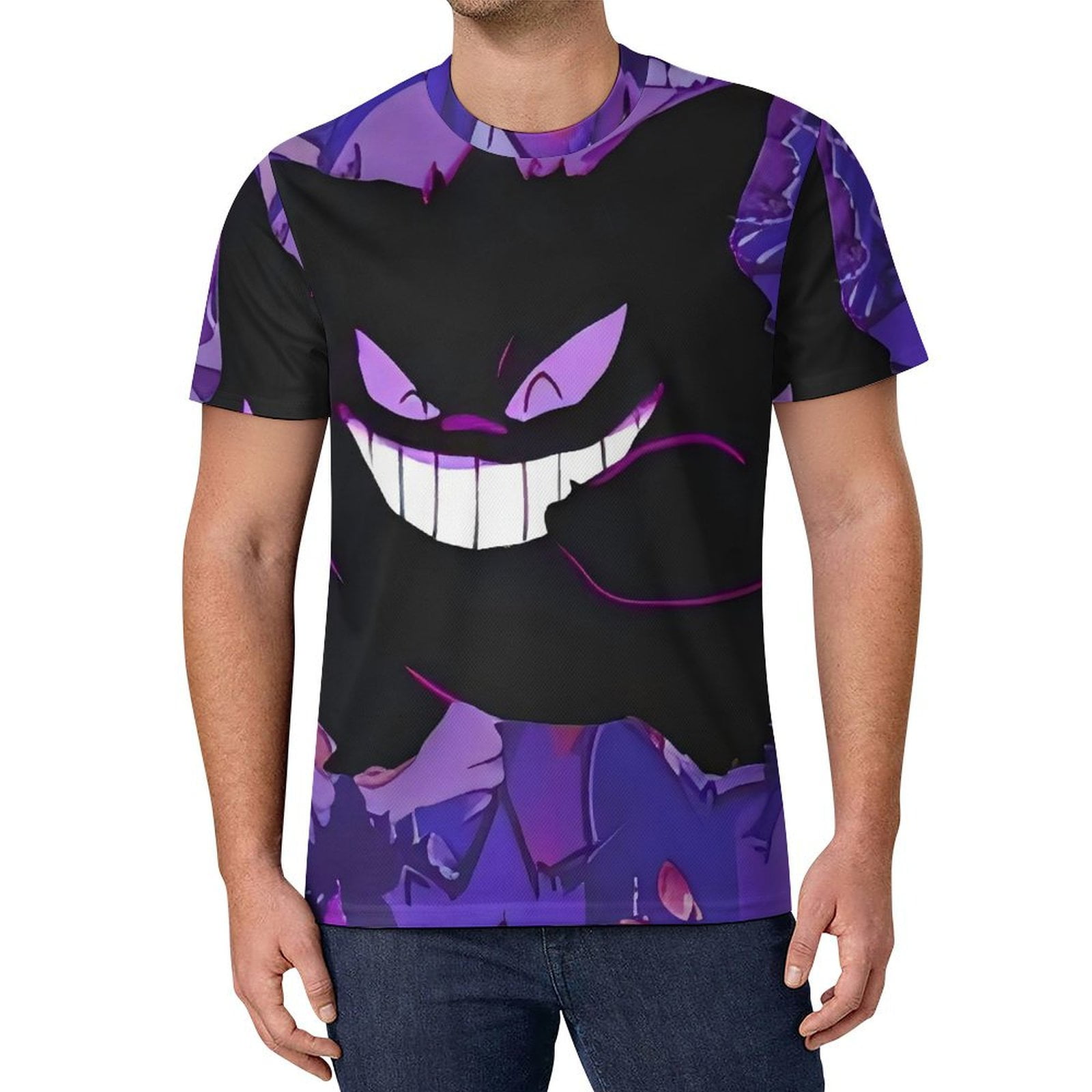 Gengar Men's T-shirts Short Sleeve Tops XL - Walmart.com