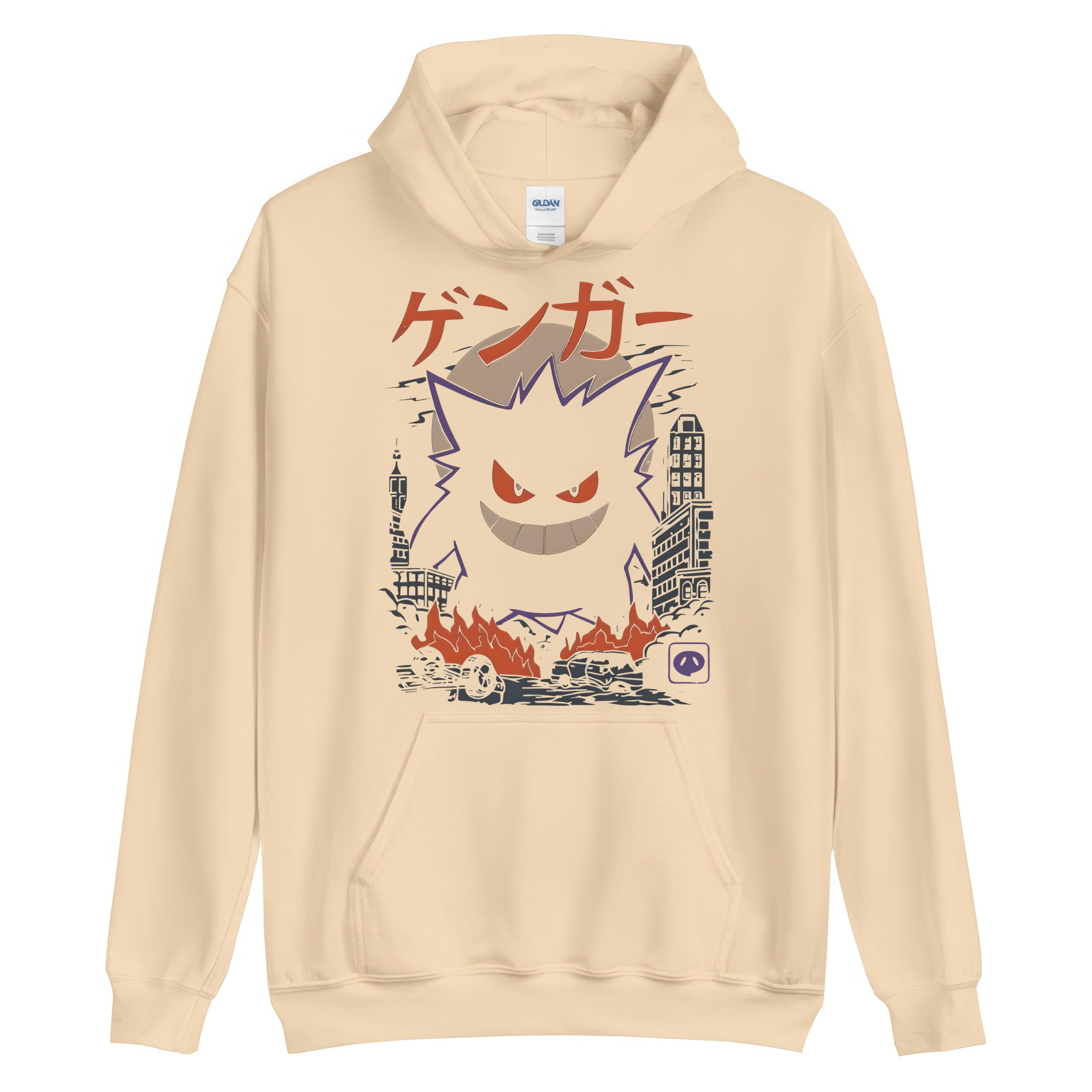 Gengar Shirts, Dark Ghost Kaiju Japanese Style Shirts, Japanese An.im.e ...