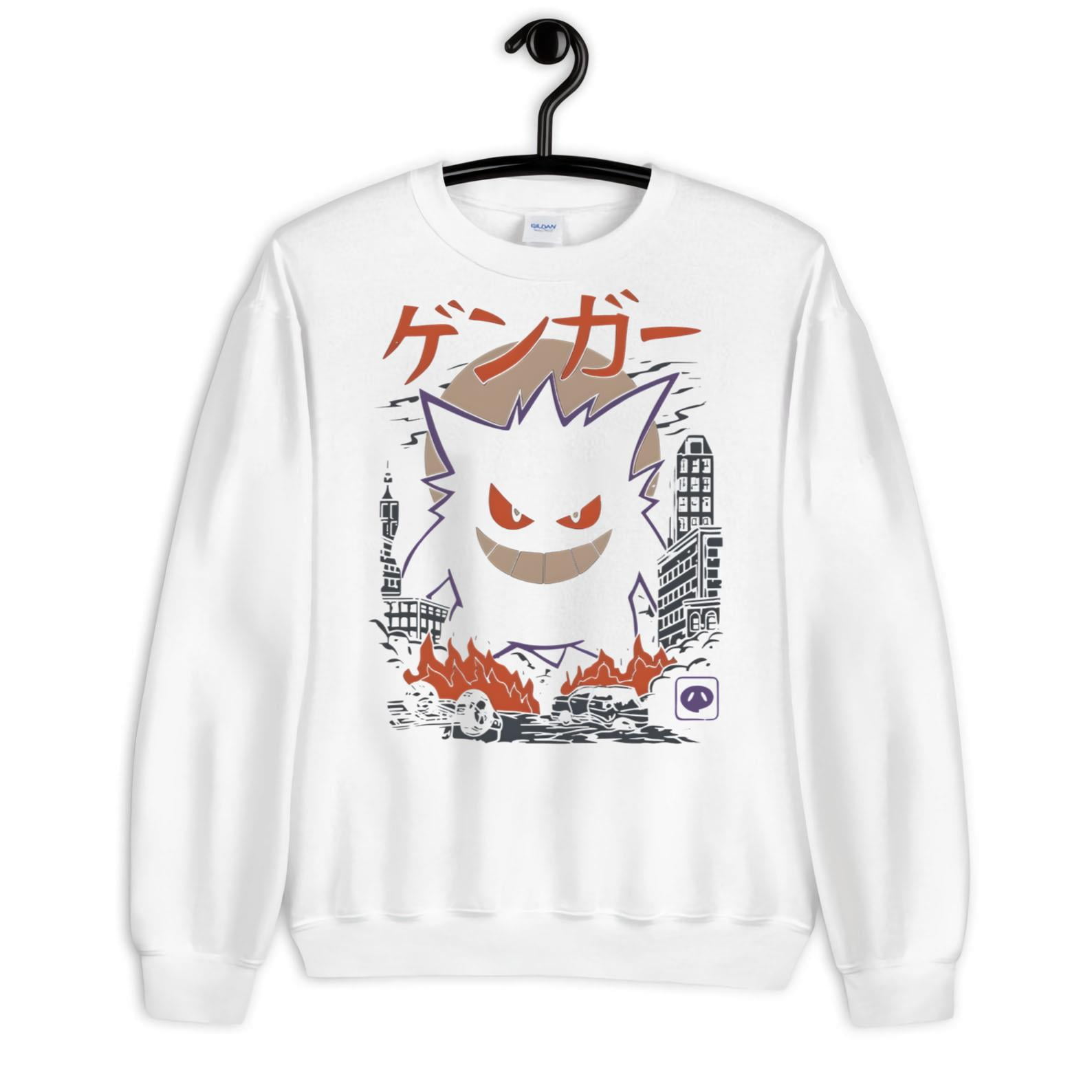 Gengar Shirts, Dark Ghost Kaiju Japanese Style Shirts, Japanese An.im.e ...