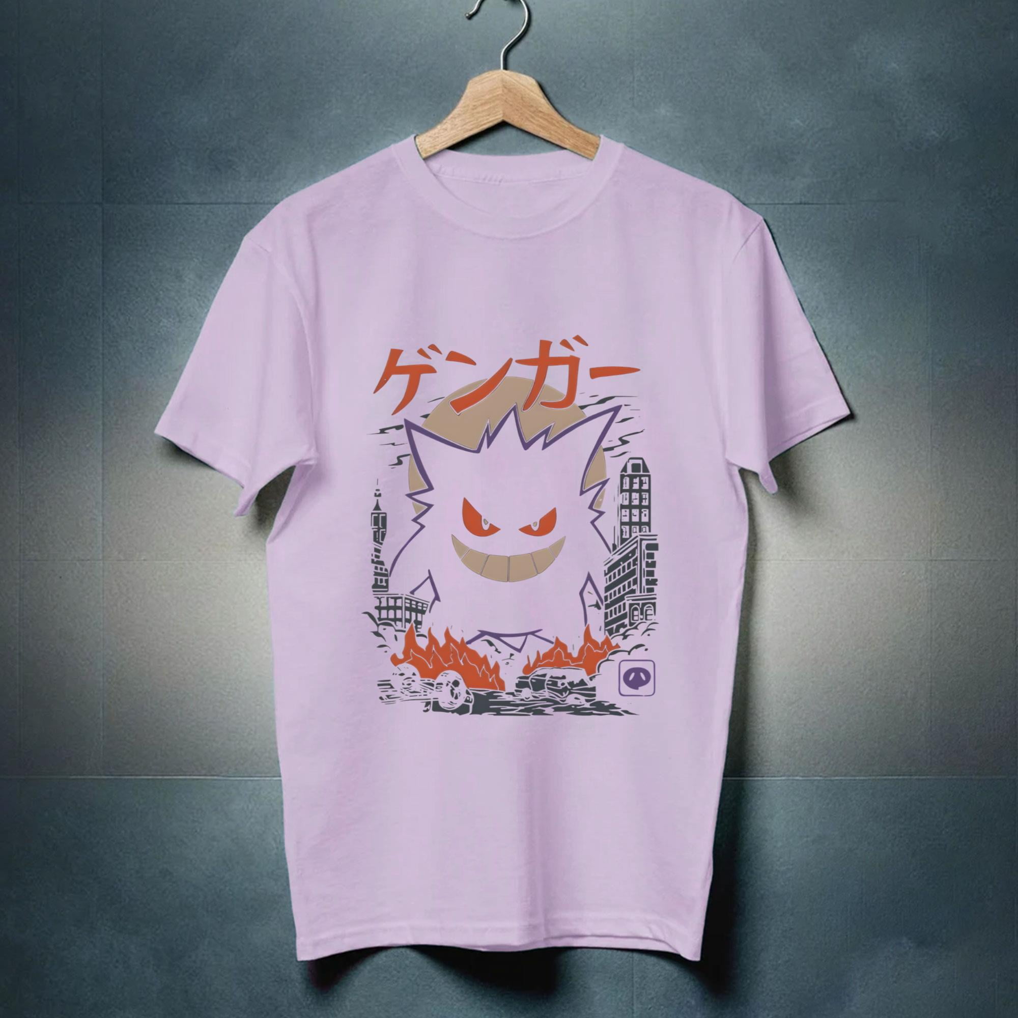 Gengar Shirts, Dark Ghost Kaiju Japanese Style Shirts, Japanese An.im.e ...