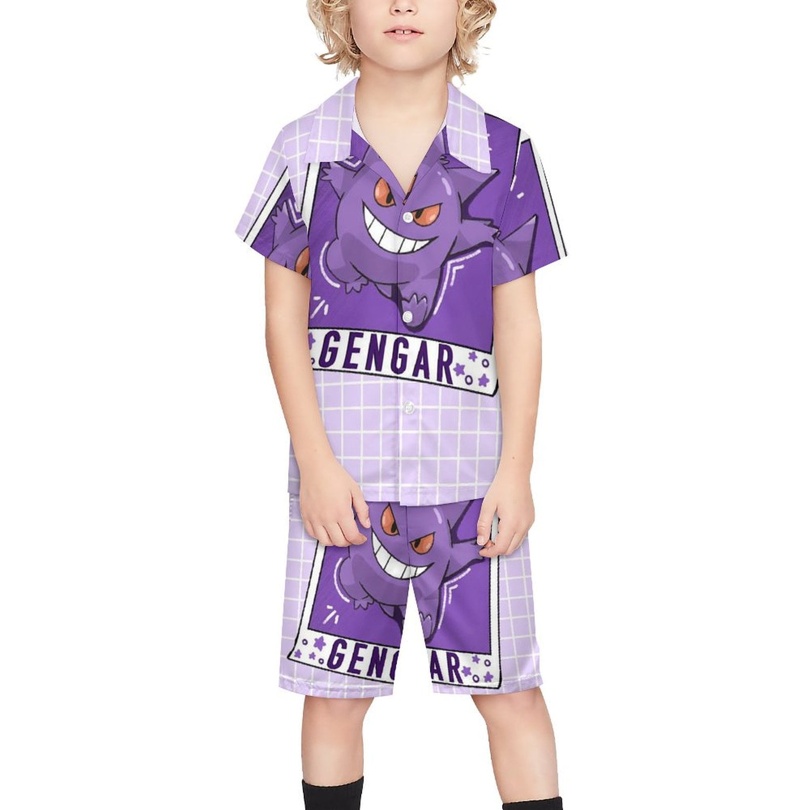 Gengar Swim Trunks Anime Cute for Boys Gift 9-10T Gengar Merch ...