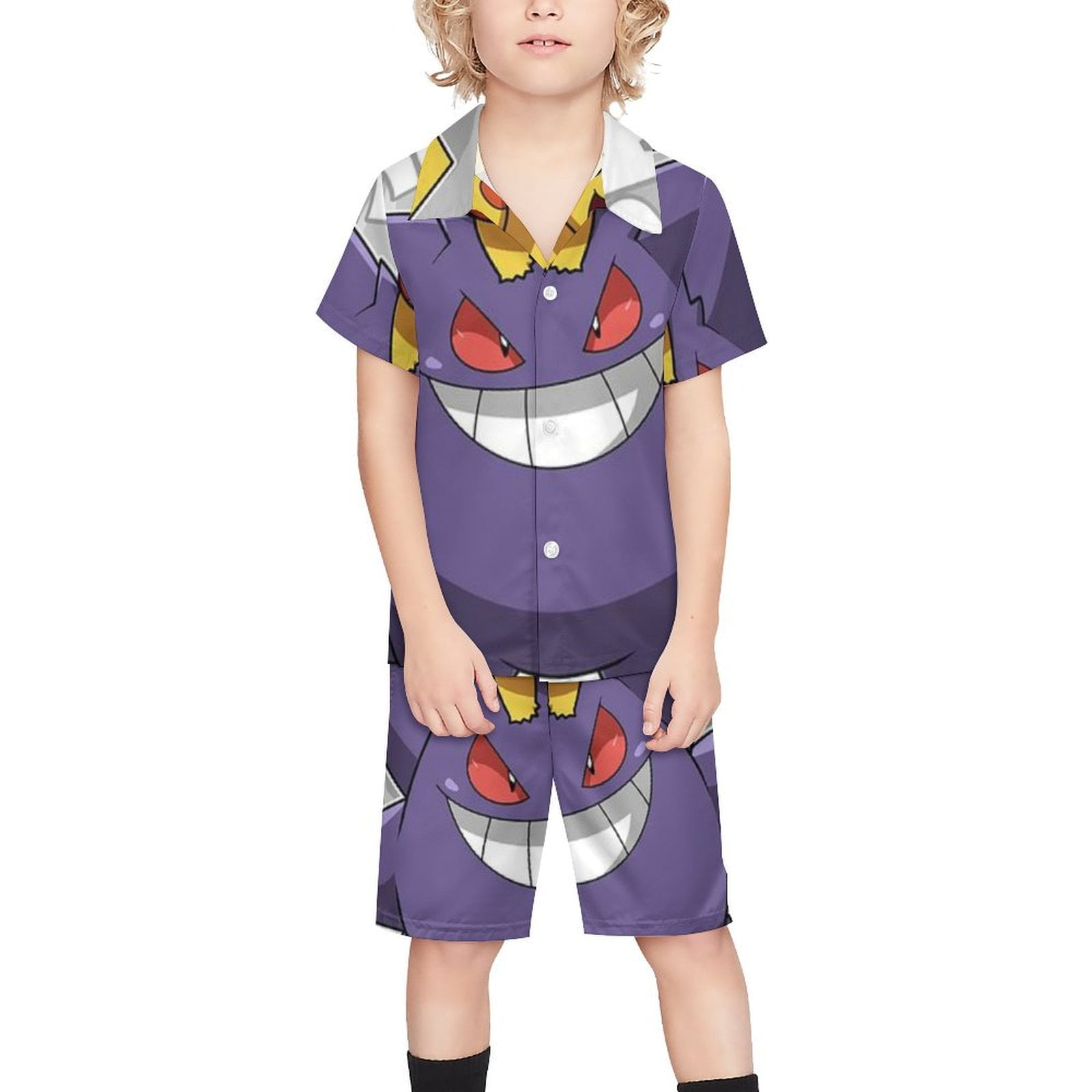 Gengar Swim Trunks Anime Cute for Boys Gift 9-10T Gengar Merch ...