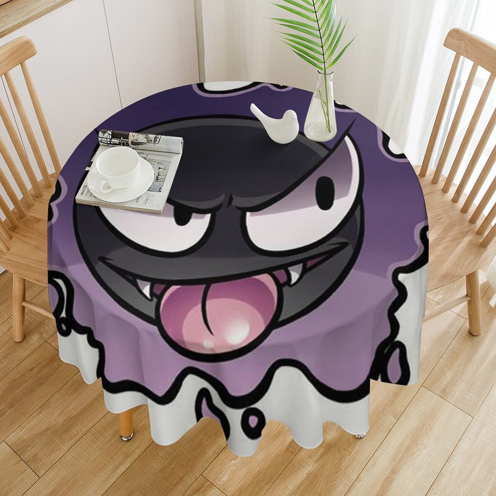 Gengar Tablecloth Anime for Dining Table Picnic Gift 50x50in Gengar ...
