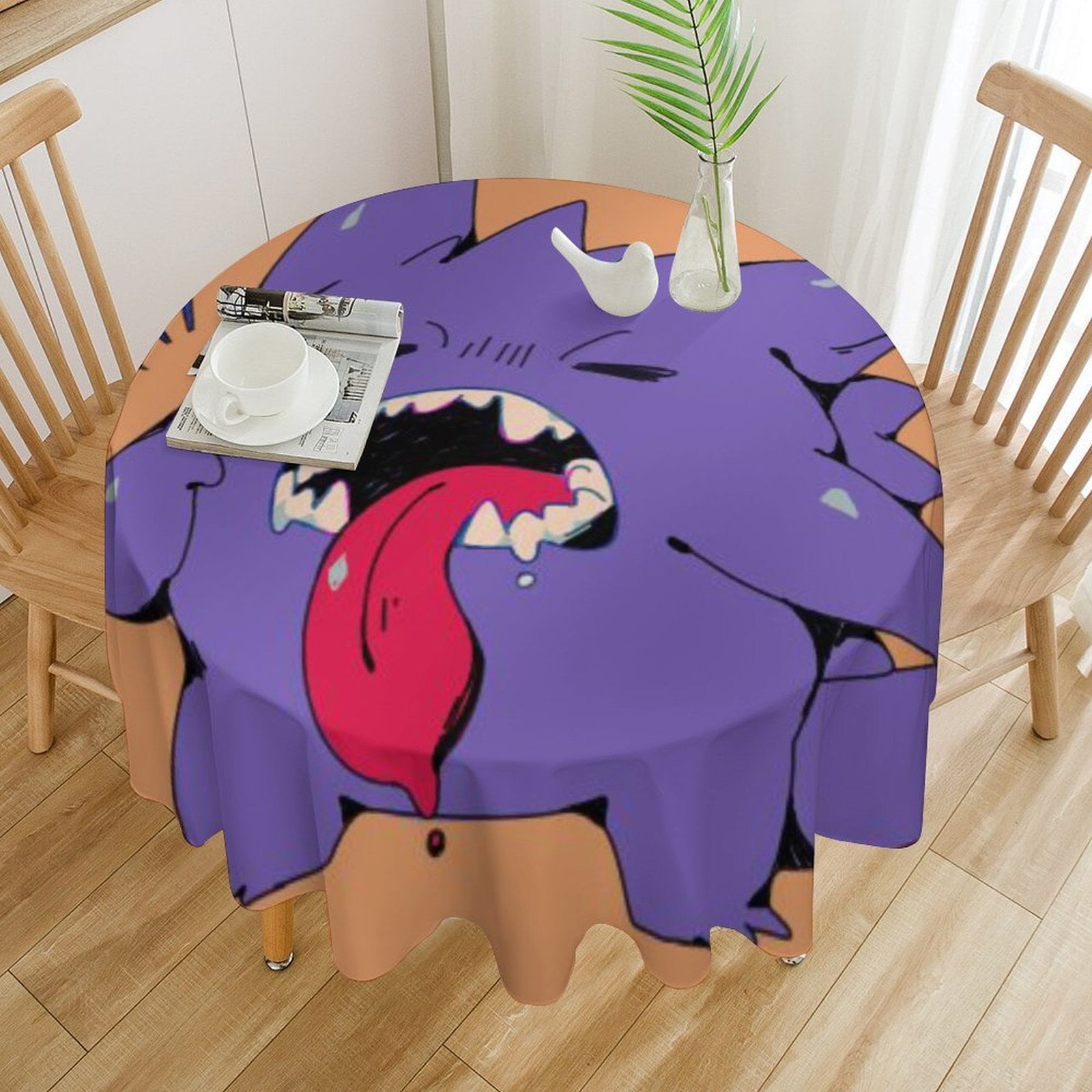 Gengar Tablecloth Anime for Dining Table Picnic Gift 50x50in Gengar ...