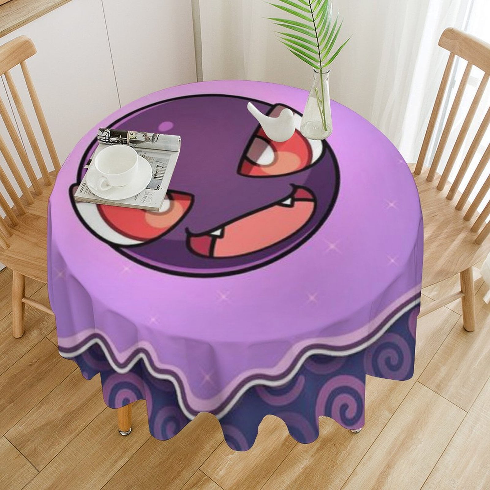 Gengar Tablecloth Anime for Dining Table Picnic Gift 60x60in Gengar ...