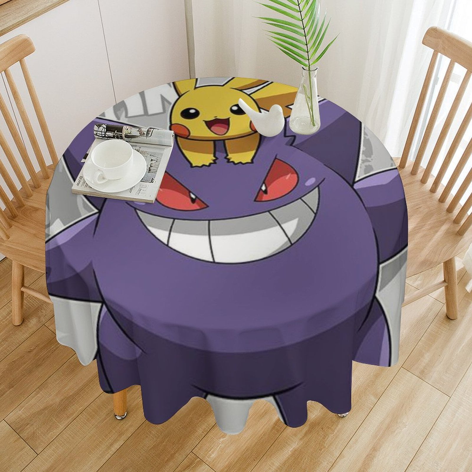 Gengar Tablecloth Anime for Dining Table Picnic Gift 60x60in Gengar ...