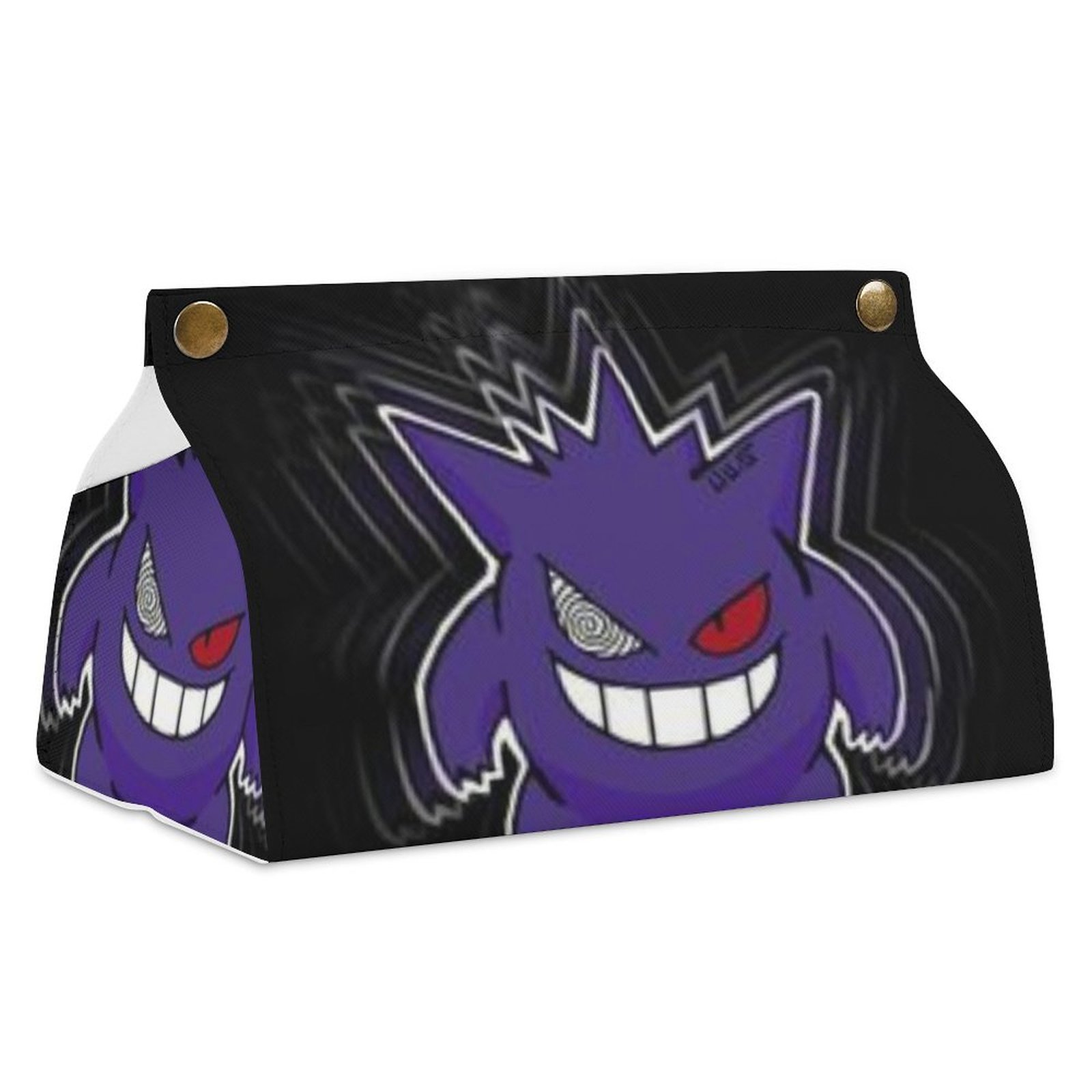 Gengar Tissue Box Cover - PU Tissue Box Cover Decorative Bathroom Home ...
