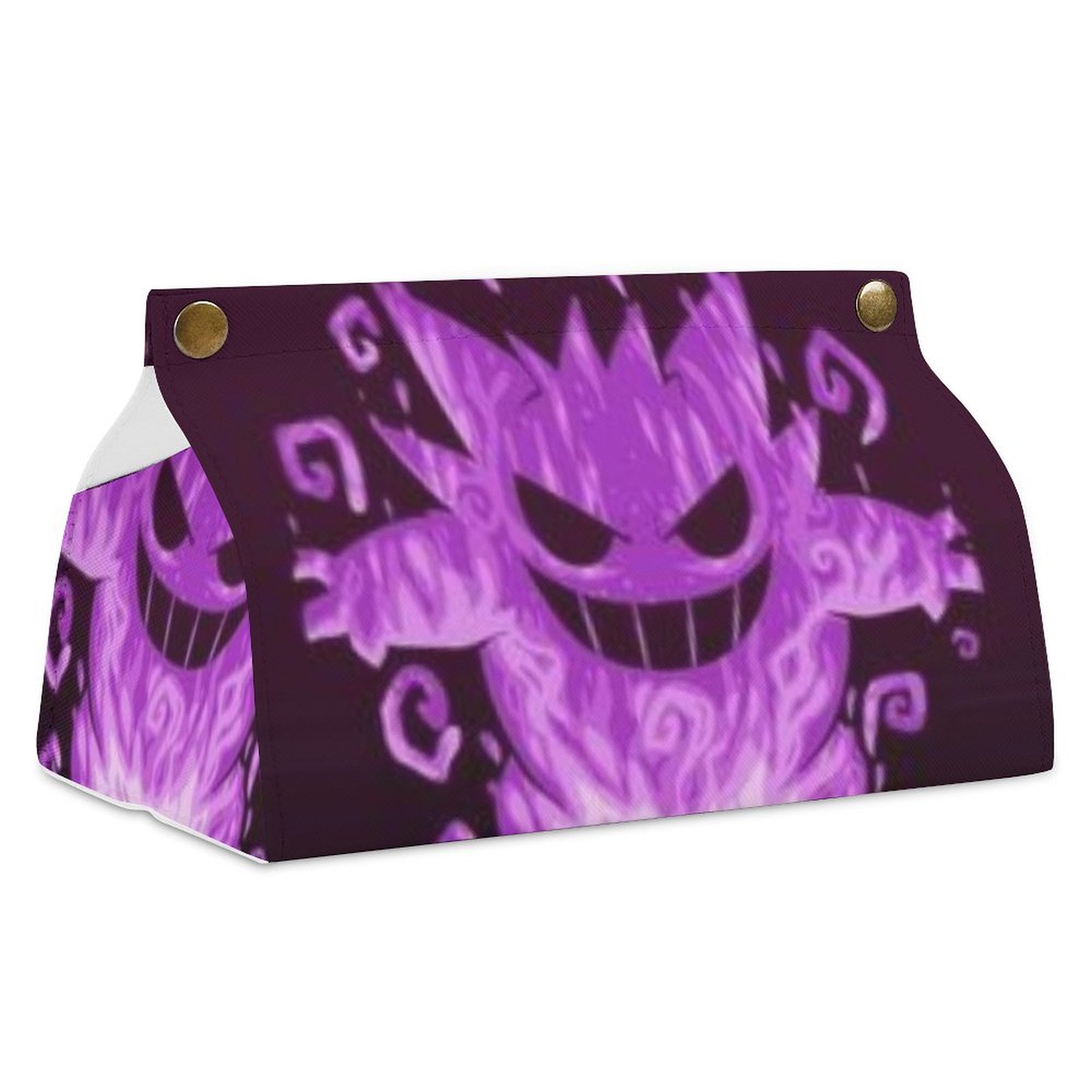 Gengar Tissue Box Cover - PU Tissue Box Cover Decorative Bathroom Home ...