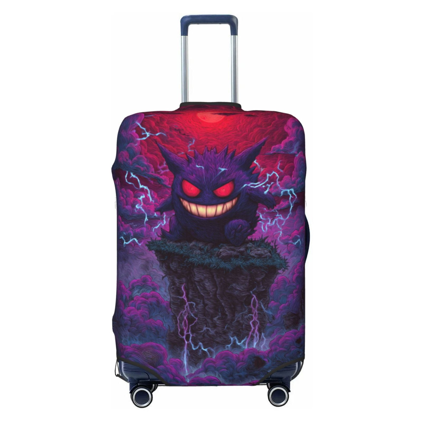 Gengar Travel Luggage Cover, Colorful Suitcase Luggage Protector ...