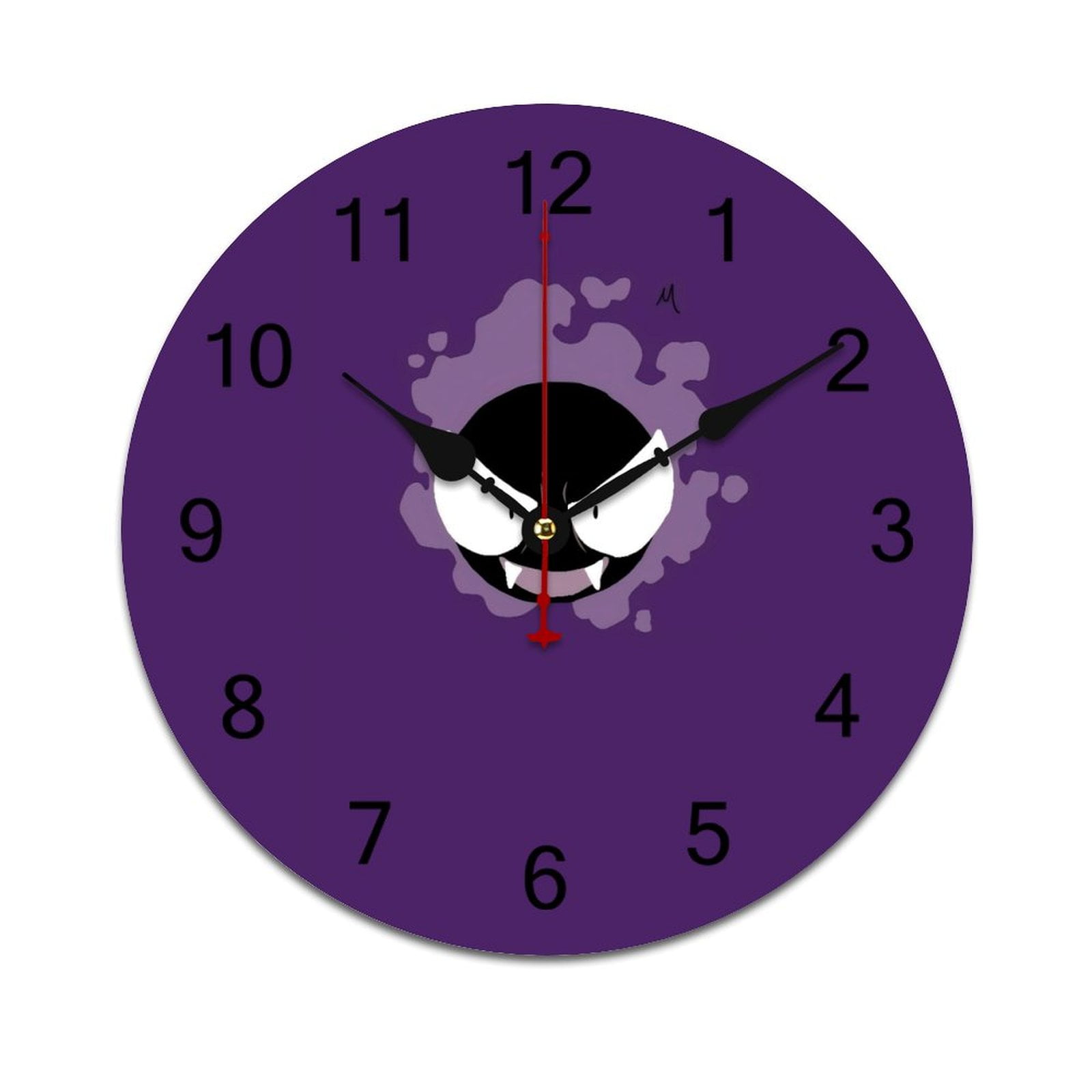 Gengar wall clocks battery operated decorative 30cm/11.8in - Walmart.com
