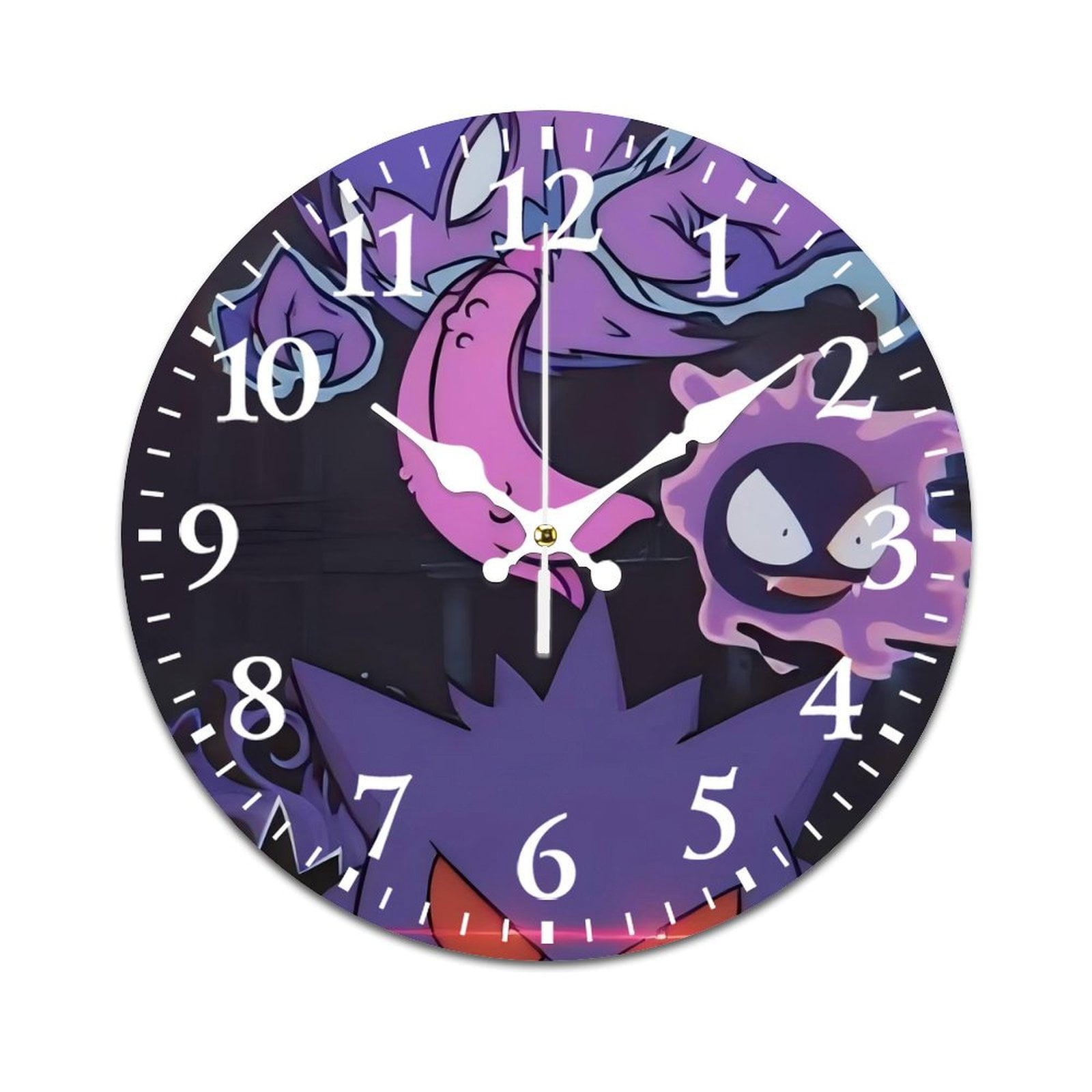 Gengar wall clocks battery operated decorative 30cm/11.8in - Walmart.com