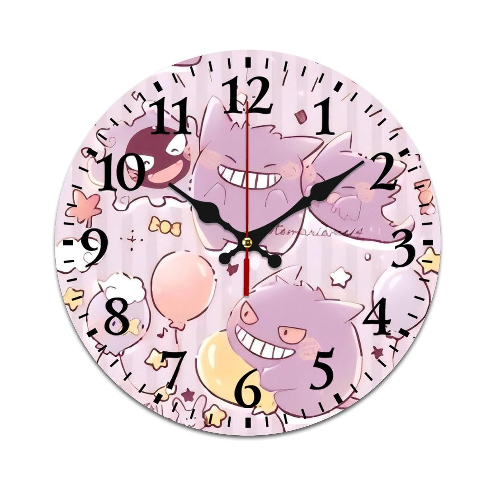 Gengar wall clocks battery operated decorative 34cm/13.39in - Walmart.com