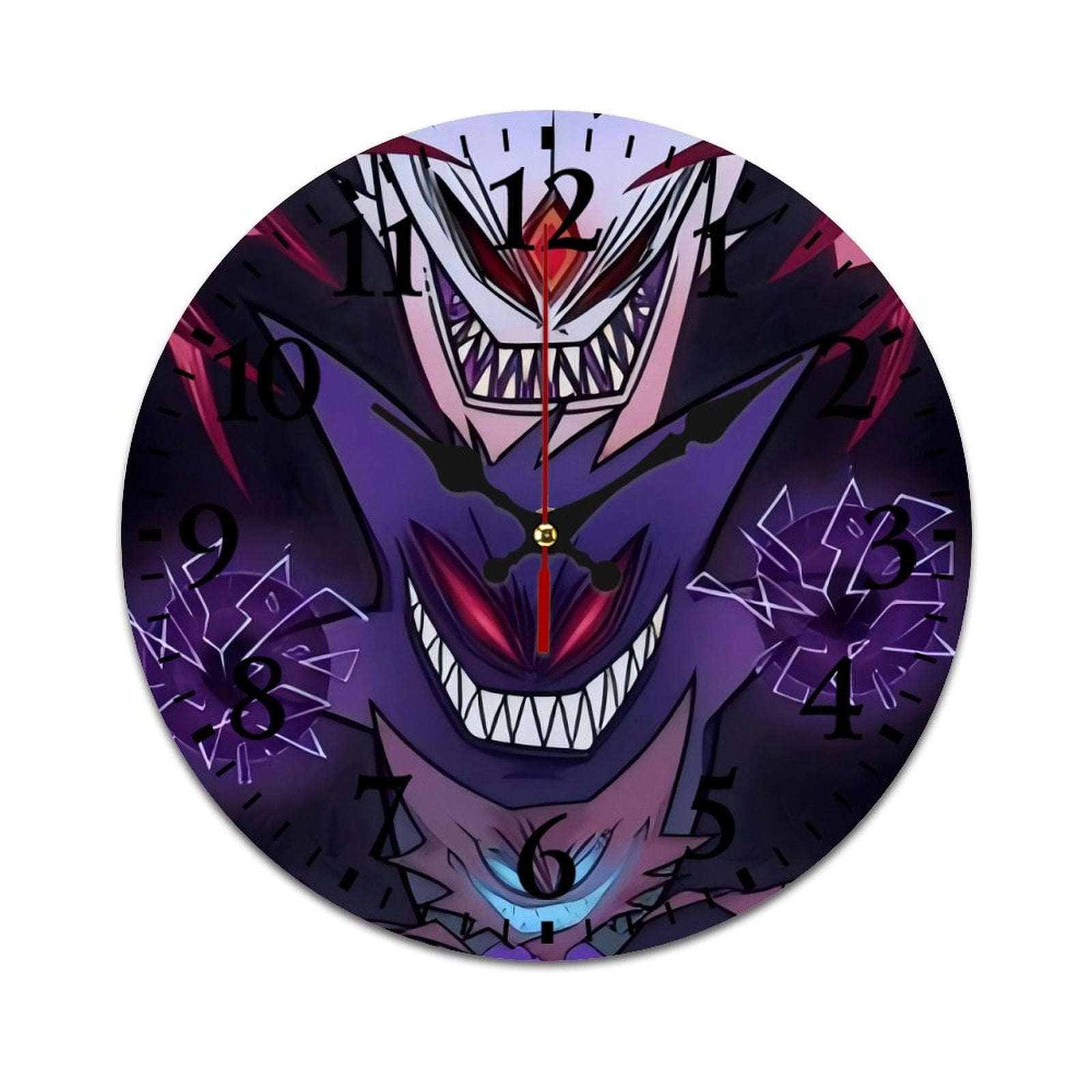Gengar wall clocks battery operated decorative 34cm/13.39in - Walmart.com