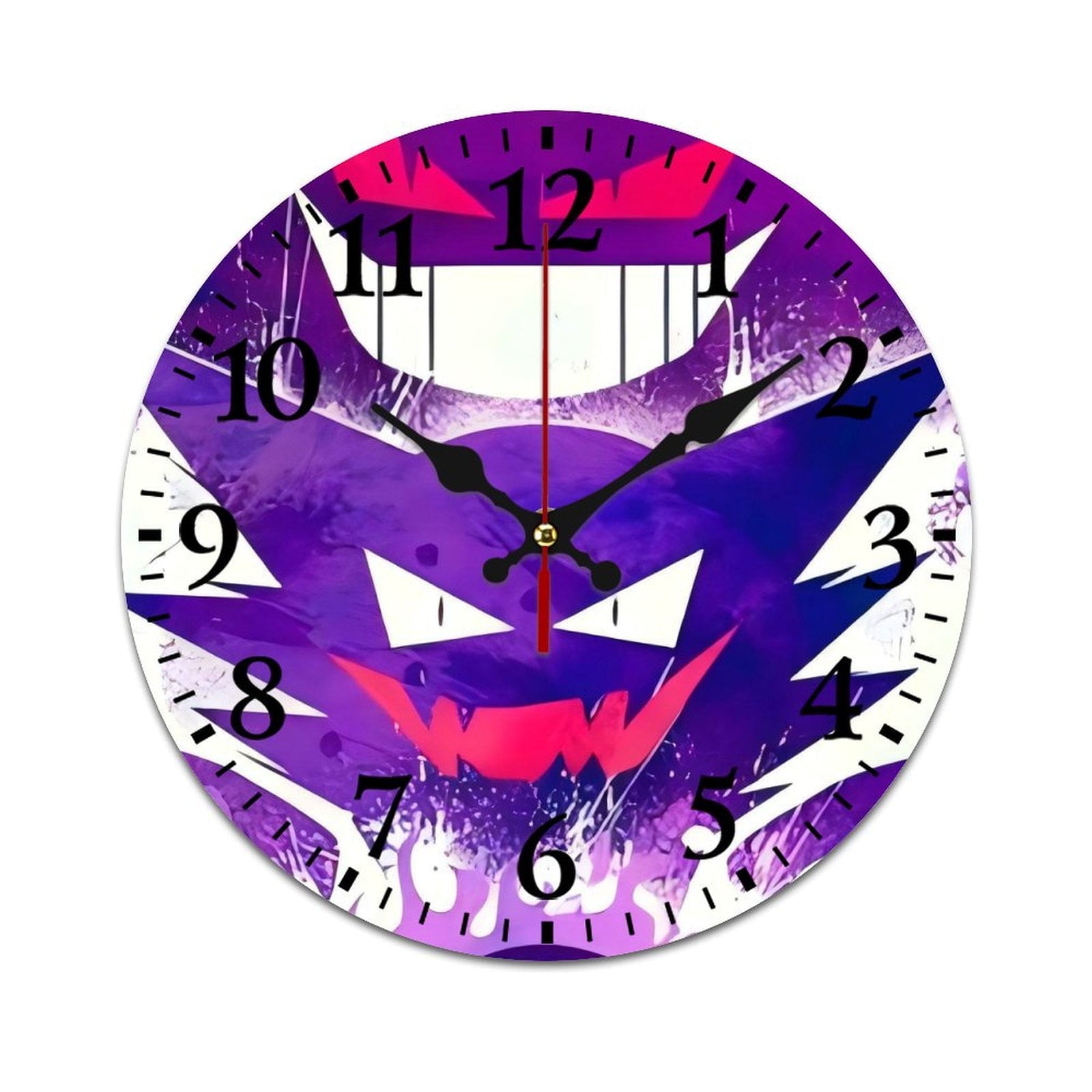 Gengar wall clocks battery operated decorative 34cm/13.39in - Walmart.com