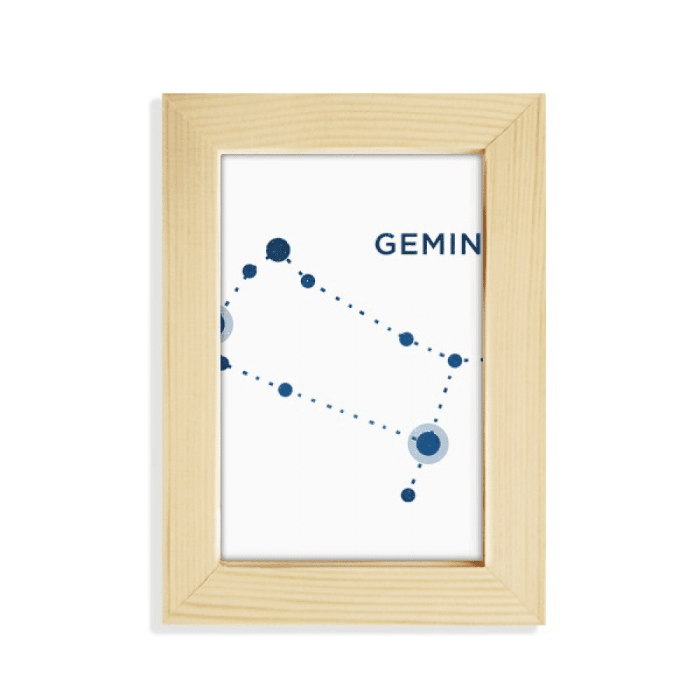 Geni Constellation Sign Zodiac Desktop Display Photo Frame Picture Art ...