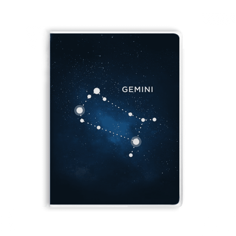 Geni Constellation Zodiac Sign Notebook Gum Cover Diary Soft Cover ...