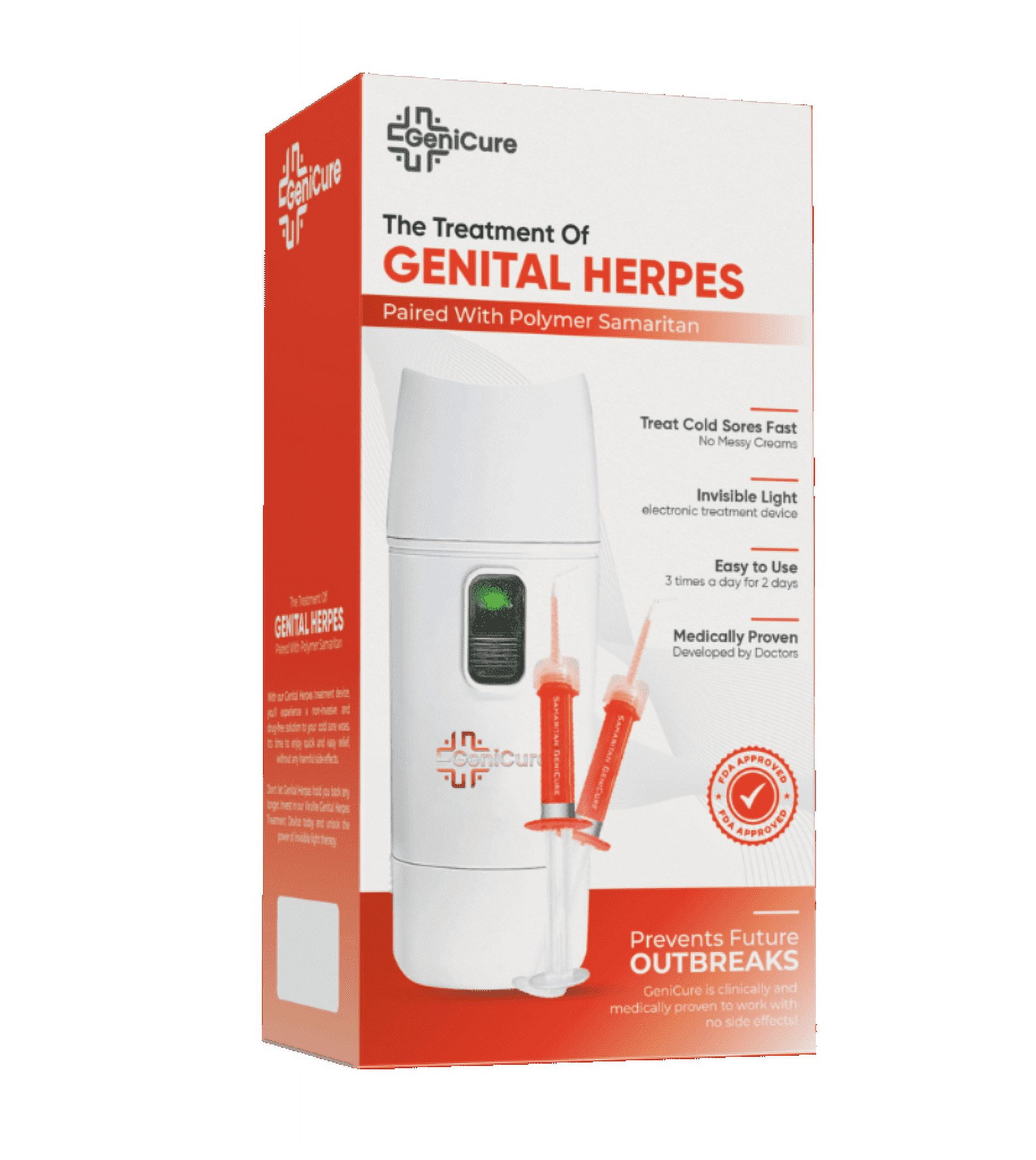GeniCure Genital Herpes Treatment system - Walmart.com