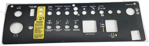 Genie -45 Decal Platform Control Panel 52631GT 52631 Genie Parts Decal ...