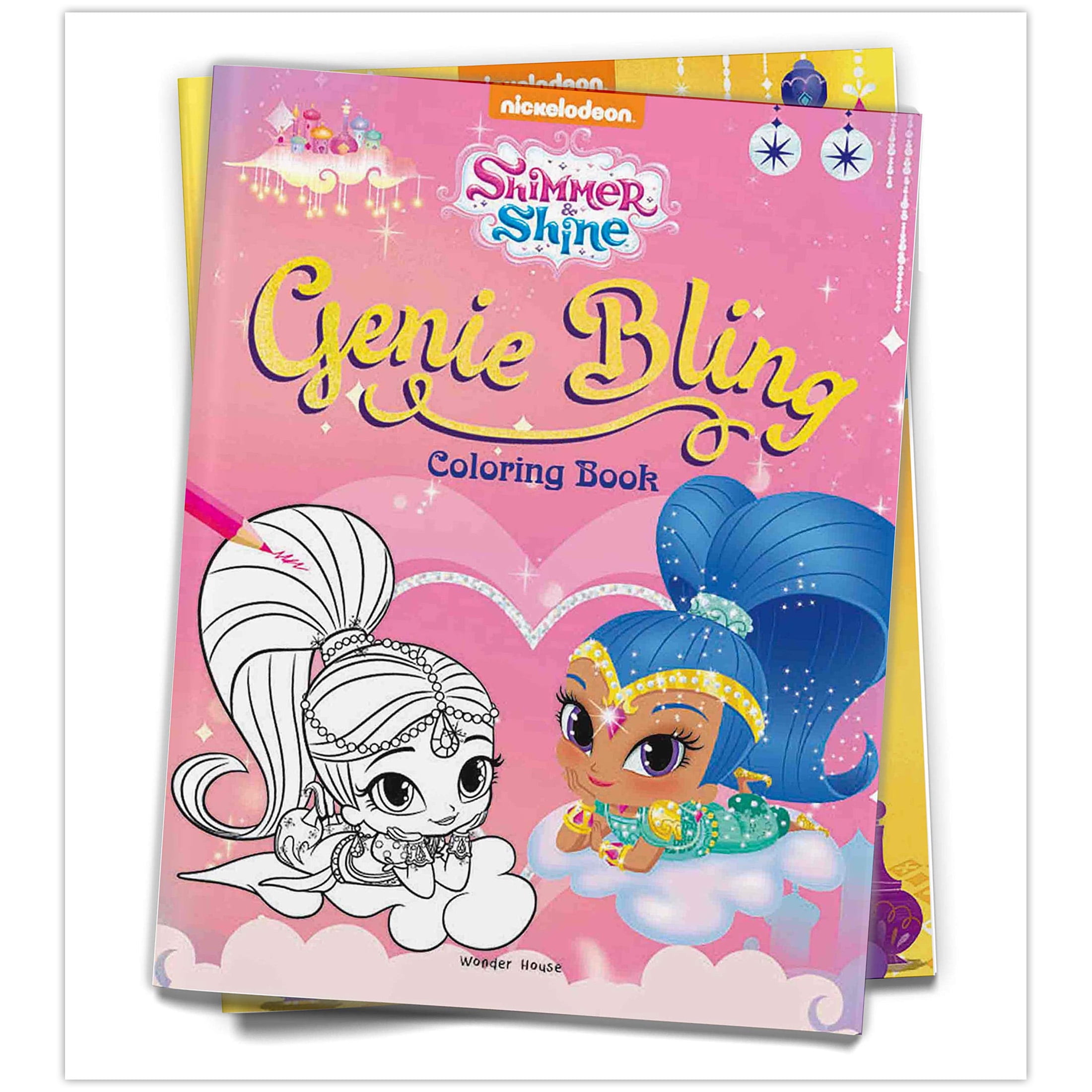 Genie Bling: Coloring Book for Kids (Shimmer & Shine) by Wonder House ...