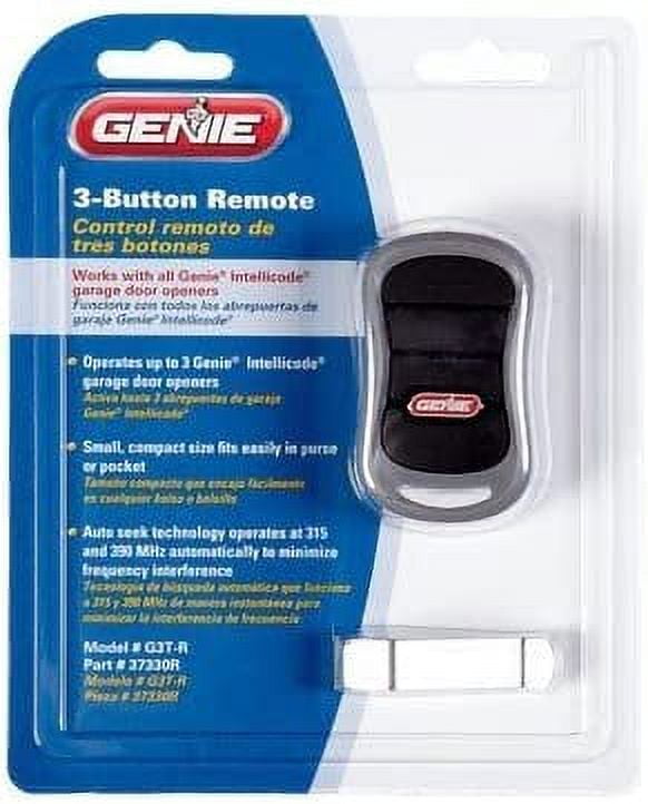 Genie Company G3T-R. Intellicode 2 3-Button Garage Door Remote ...