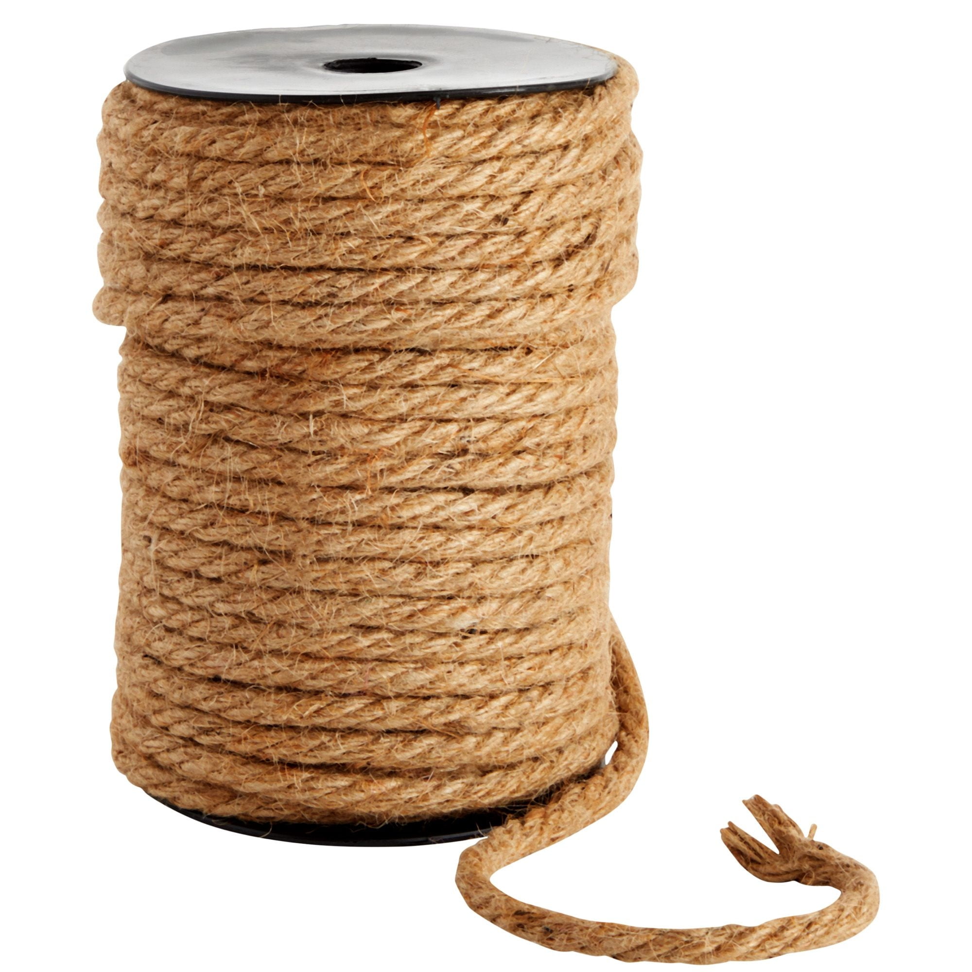 Genie Crafts Natural Jute Hemp Rope, Thick Twine String for Crafts and ...