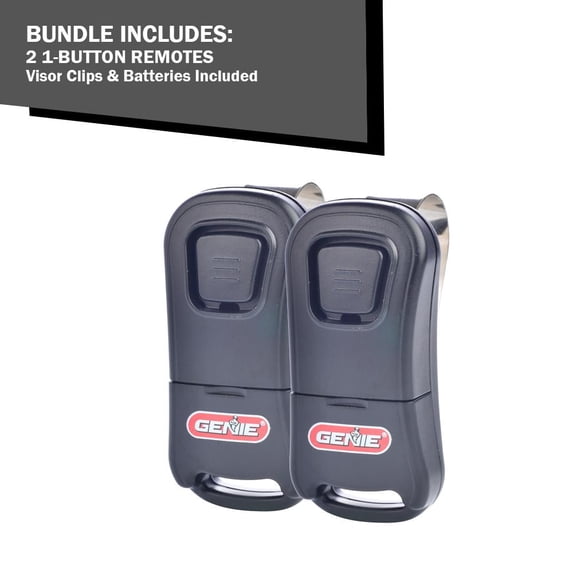 Genie Programmable 1-Button Intellicode Garage Door Opener Remote, 2 ...