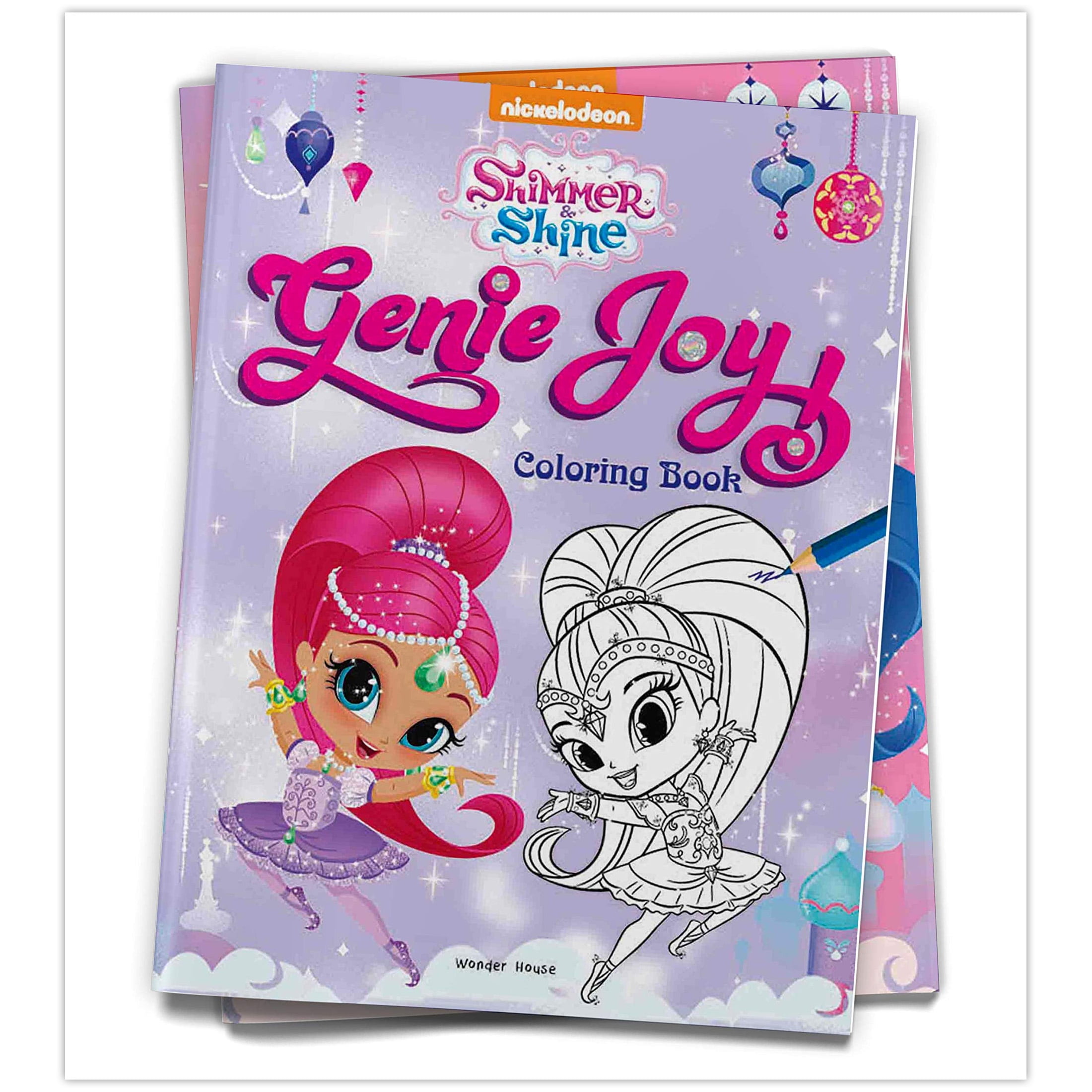 Genie Joy: Coloring Book for Kids (Shimmer and Shine) - Walmart.com