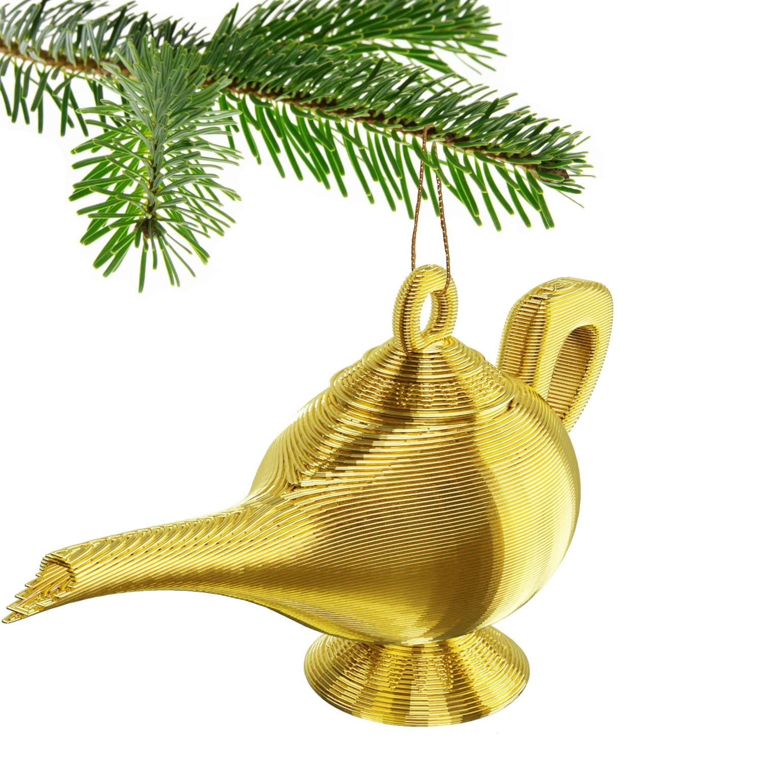 Genie Lamp Christmas Tree Bauble Decoration Ornament For Christmas Xmas ...