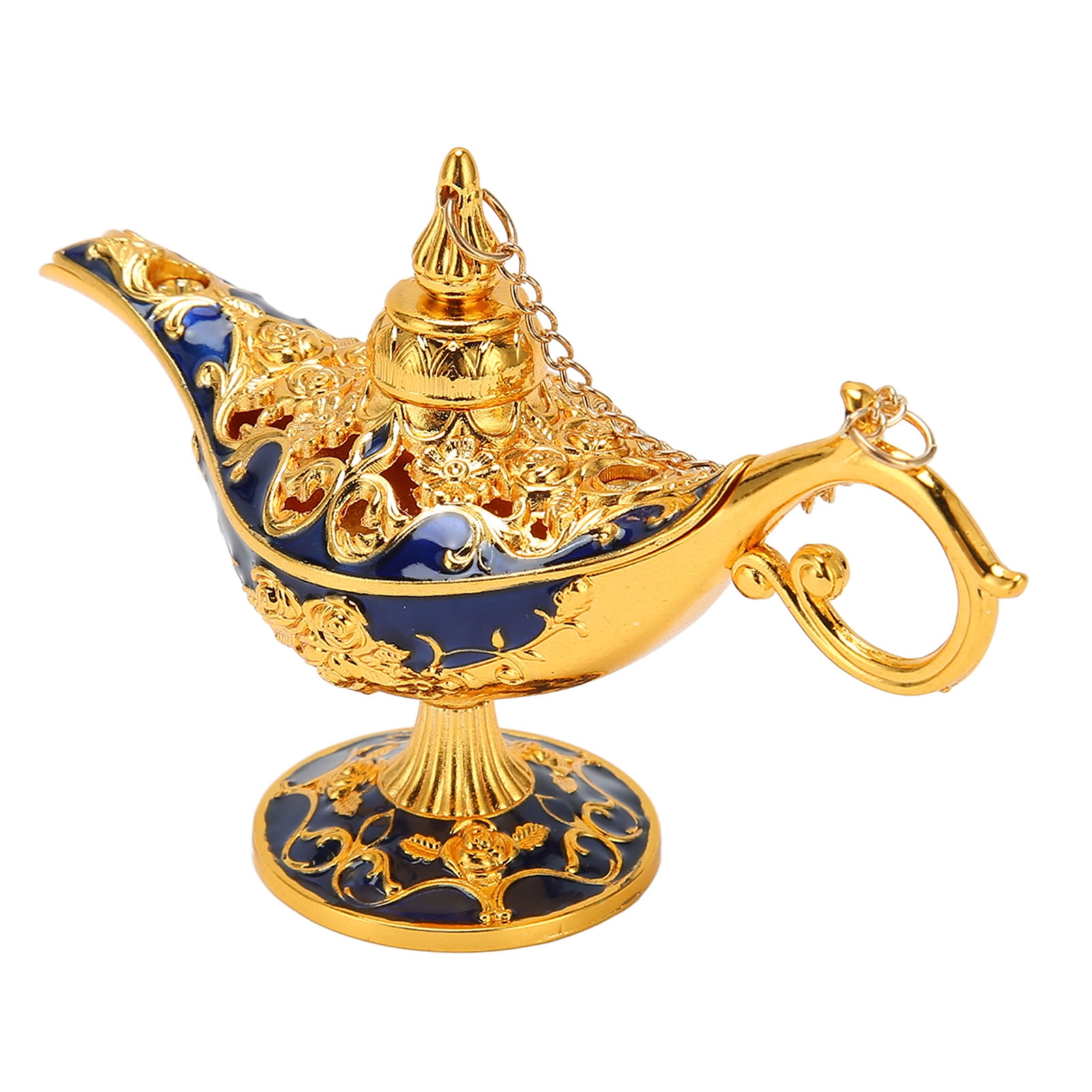 Genie Lamp Decoration Collectable Rare Legend Genie Light Gold Sapphire ...