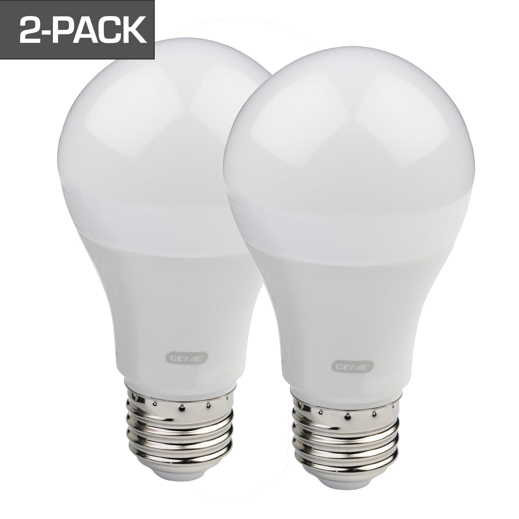 Genie Universal LED Garage Door Opener Light Bulb, 2-Pack, Vibration ...