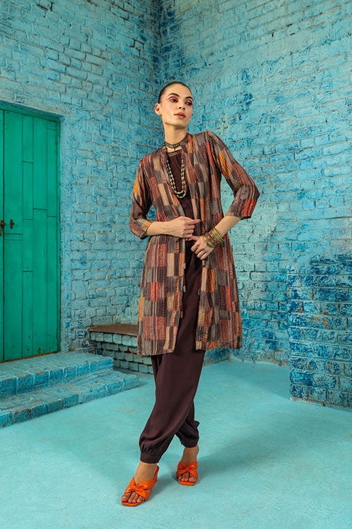 Genie pants with Mid Length Jacket Co-Ord Set - Walmart.com