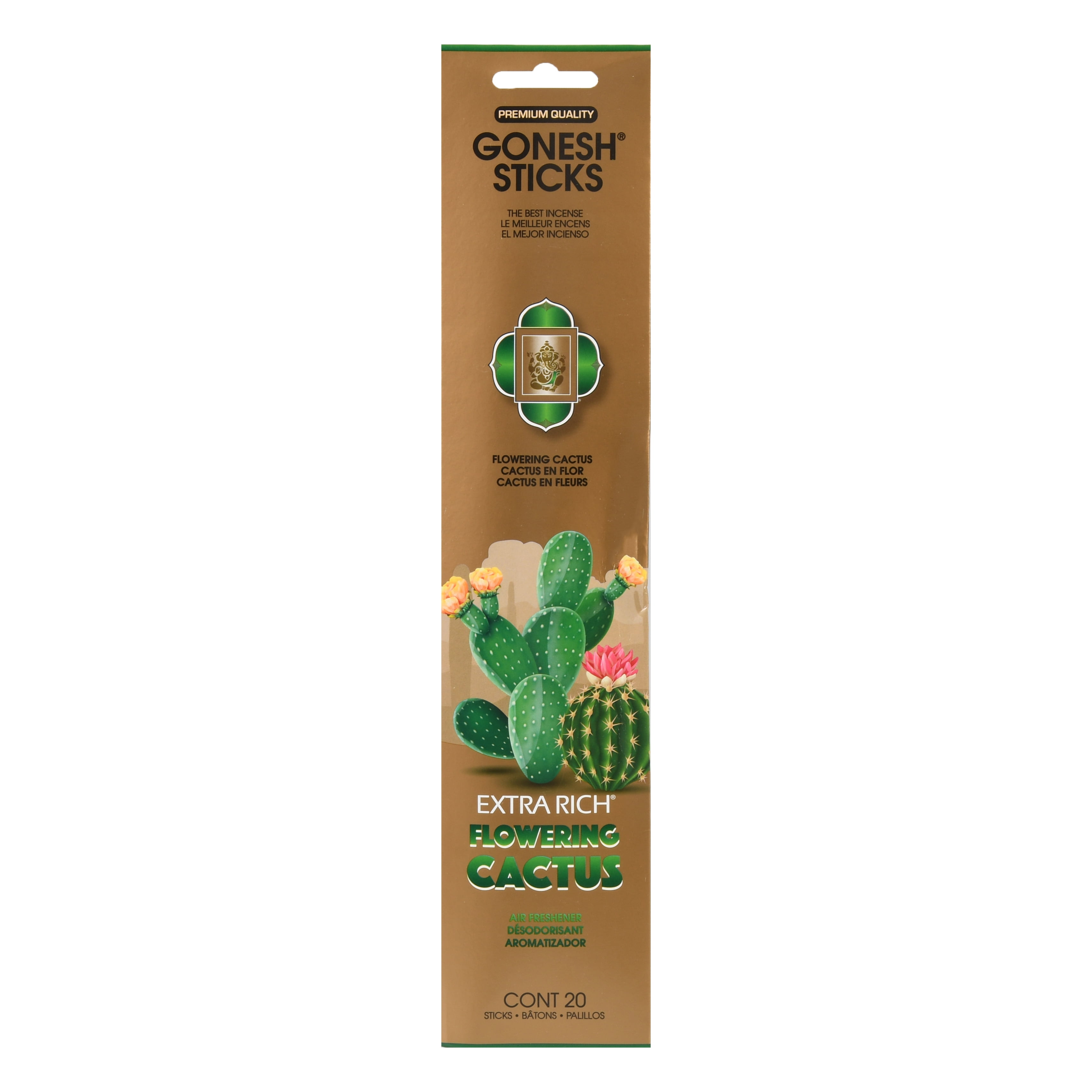 Genieco 20 Count Flowering Cactus Incense Sticks - Walmart.com