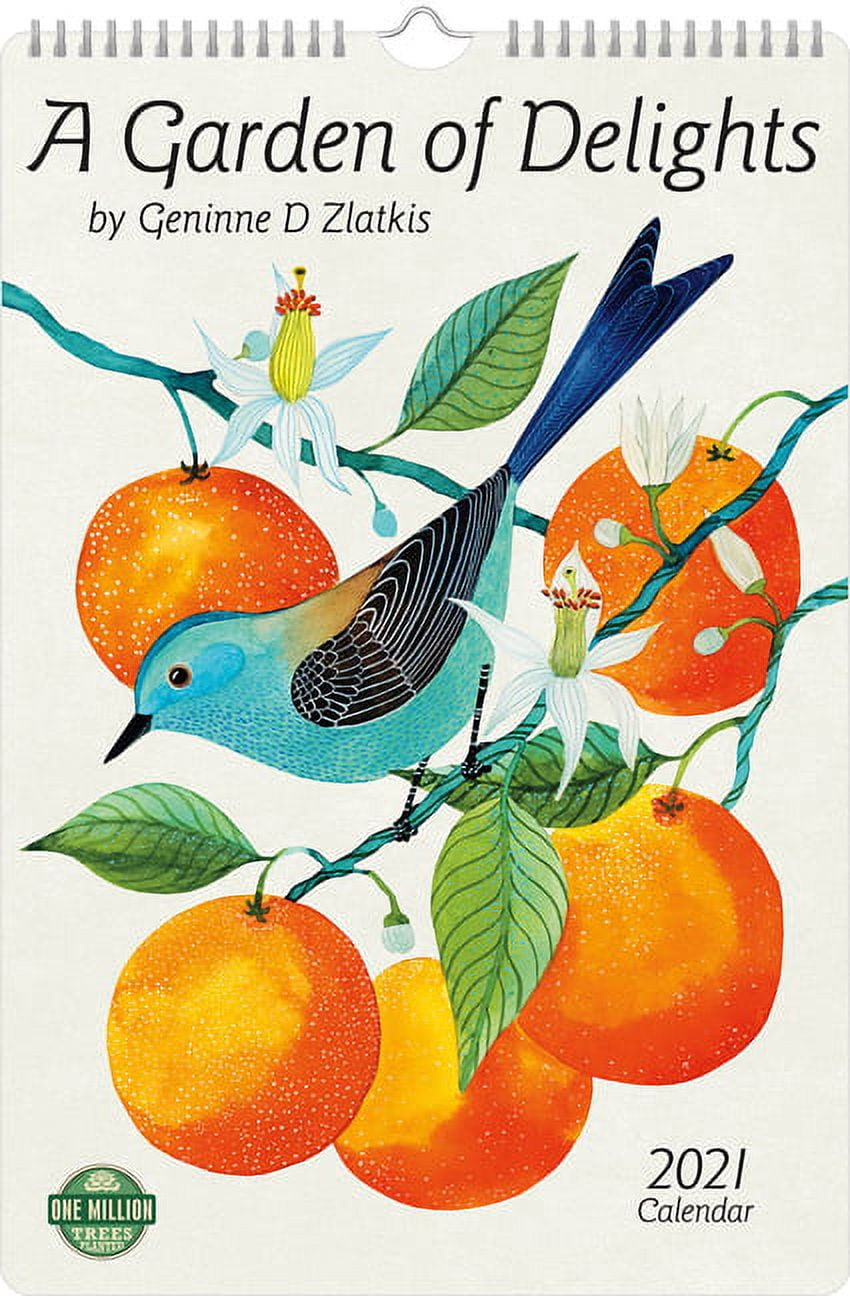 Geninne D Zlatkis 2021 Poster Calendar: A Garden of Delights (Other ...