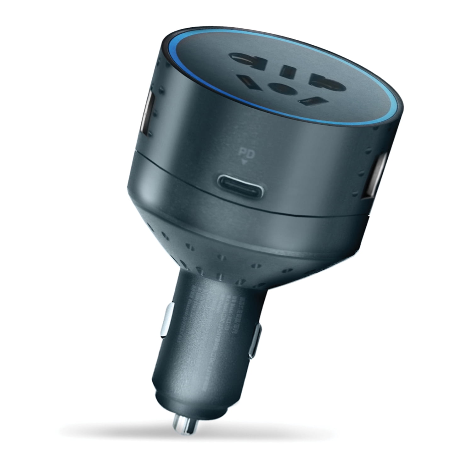 Genius 100W-CL-2021 100-Watt-Continuous 12-Volt Mini Power Inverter ...