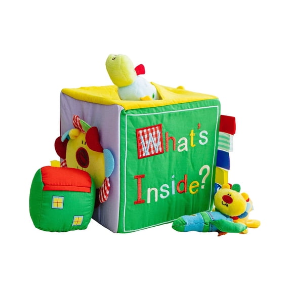 Genius Babies Baby Surprise Box with 8 Colorful Octopus Sensory Toys (7 ...