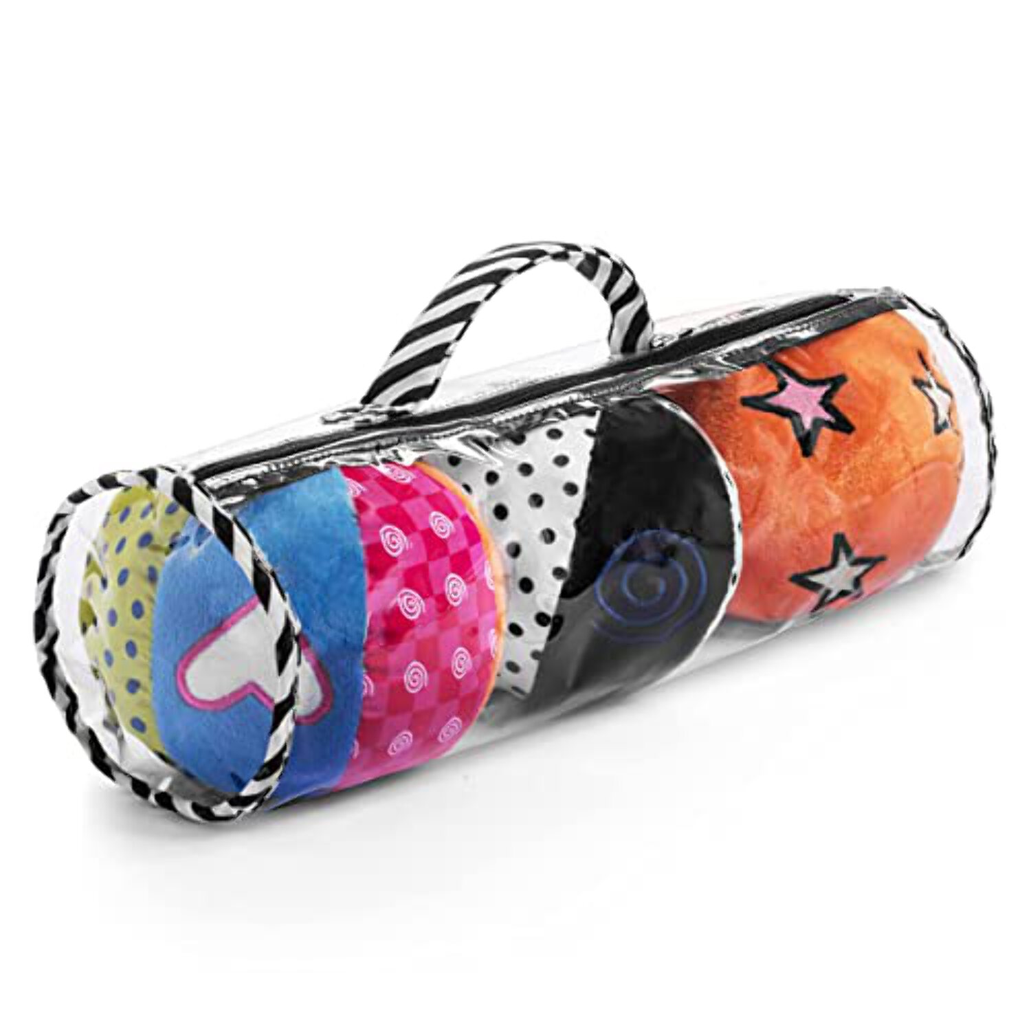 Genius Babies - Set of 3 Montessori Balls with Chime, Rattle, Crinkle ...