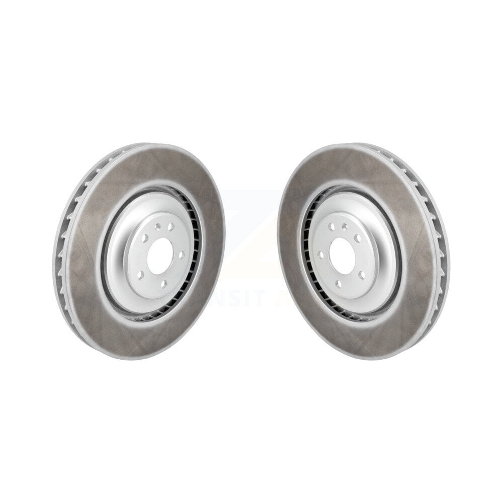 Genius Front Coated Disc Brake Rotors - Audi A7 A8 S6 S7 S8 - Walmart.com